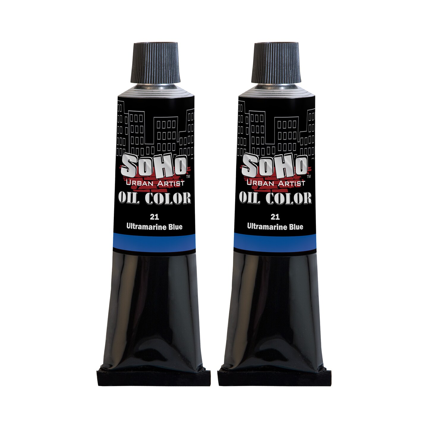 SoHo Urban Artist Oil Paint - 2 Pack, Ultramarine Bllue 2 Pack - 170 ml Tube - Best Valued Oil ...