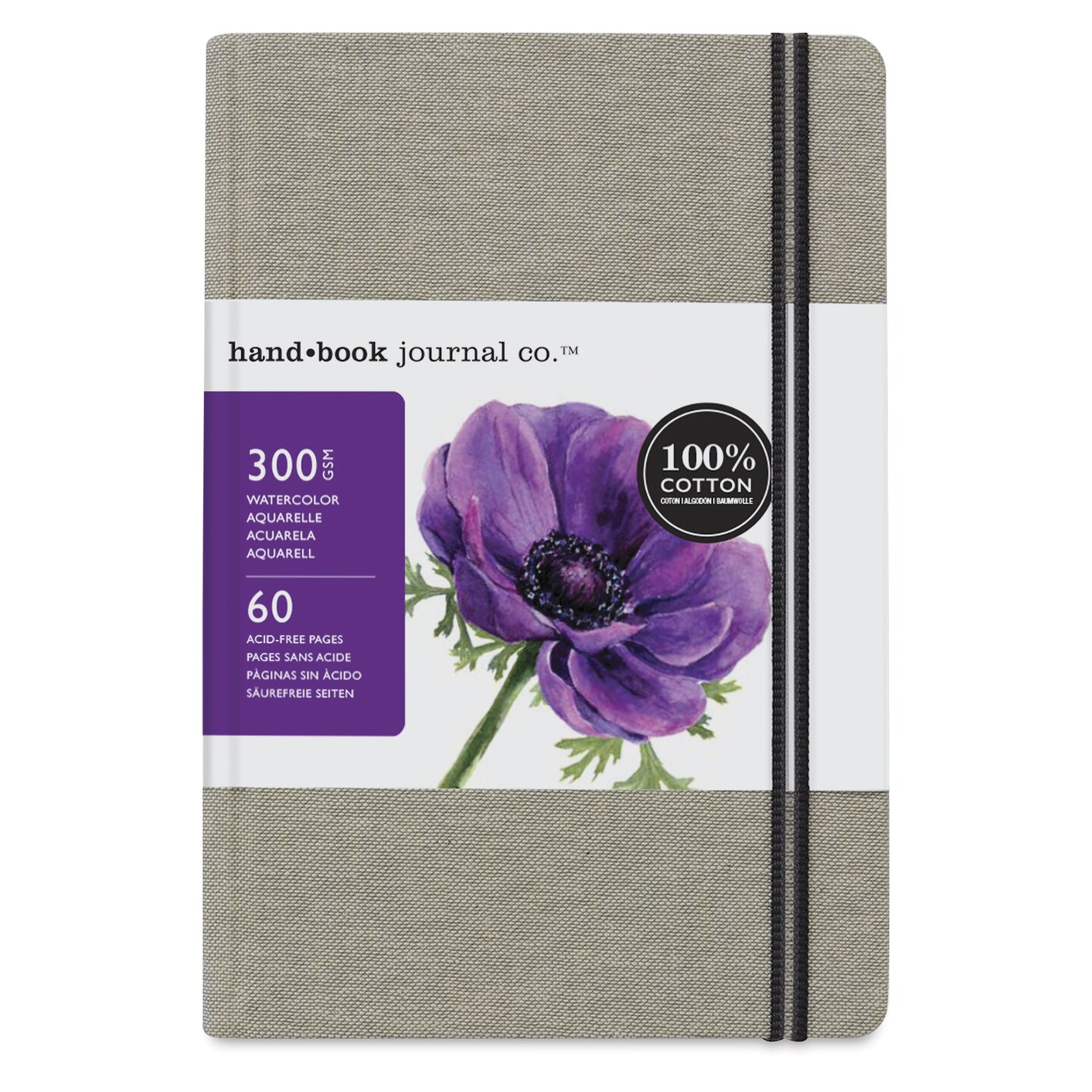 Hand Book Journal Co. 100 Cotton Watercolor Journal - 5.5" x 8.25 ...