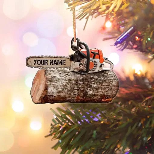 Customized Arborist Supplies Hanging Ornament Arborist Chainsaw Christmas Ornament Ornament Gift Arborist Car Ornament MC1399 MakerPlace by Michaels