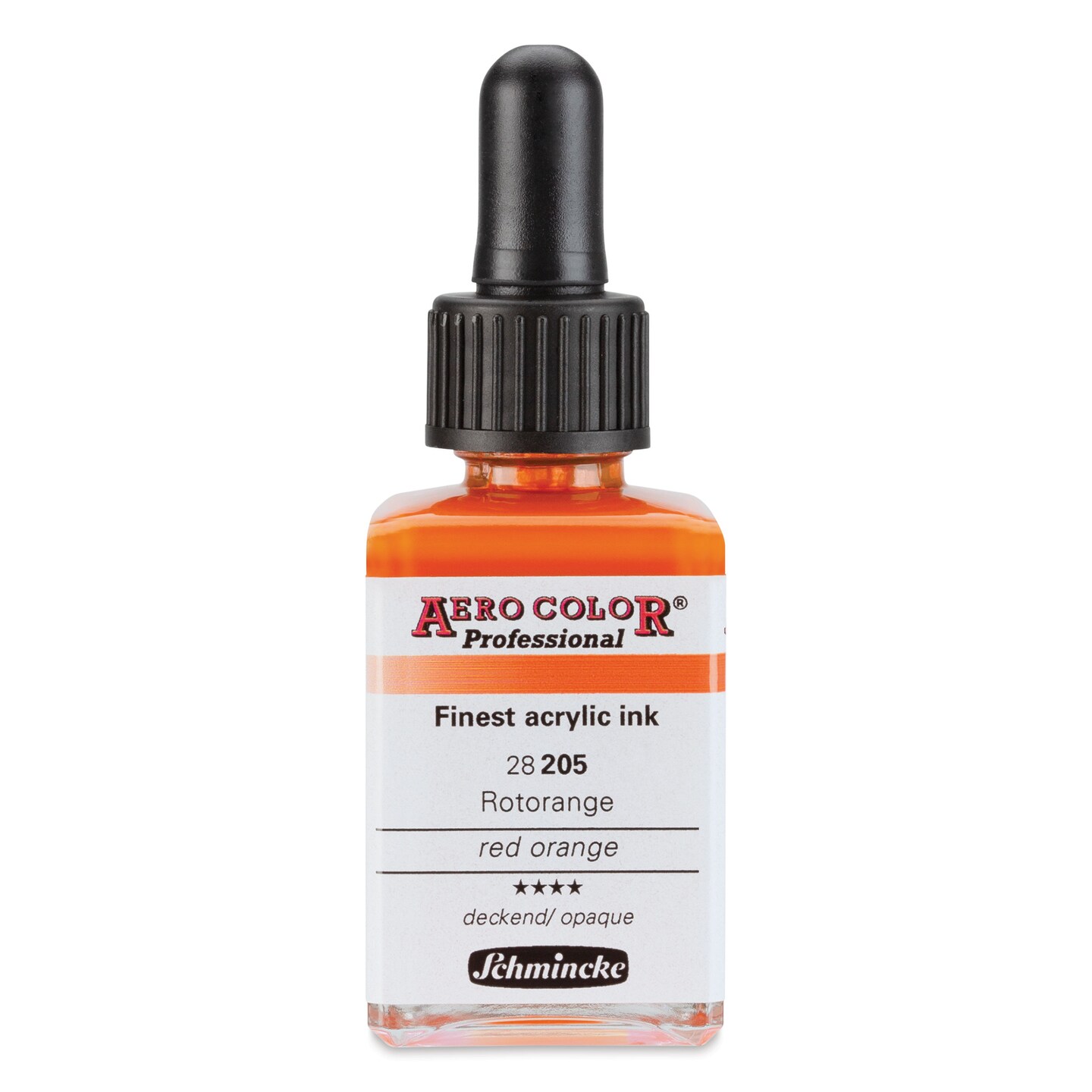 Schmincke Aero Color Professional Airbrush Color - 28 ml, Red Orange ...
