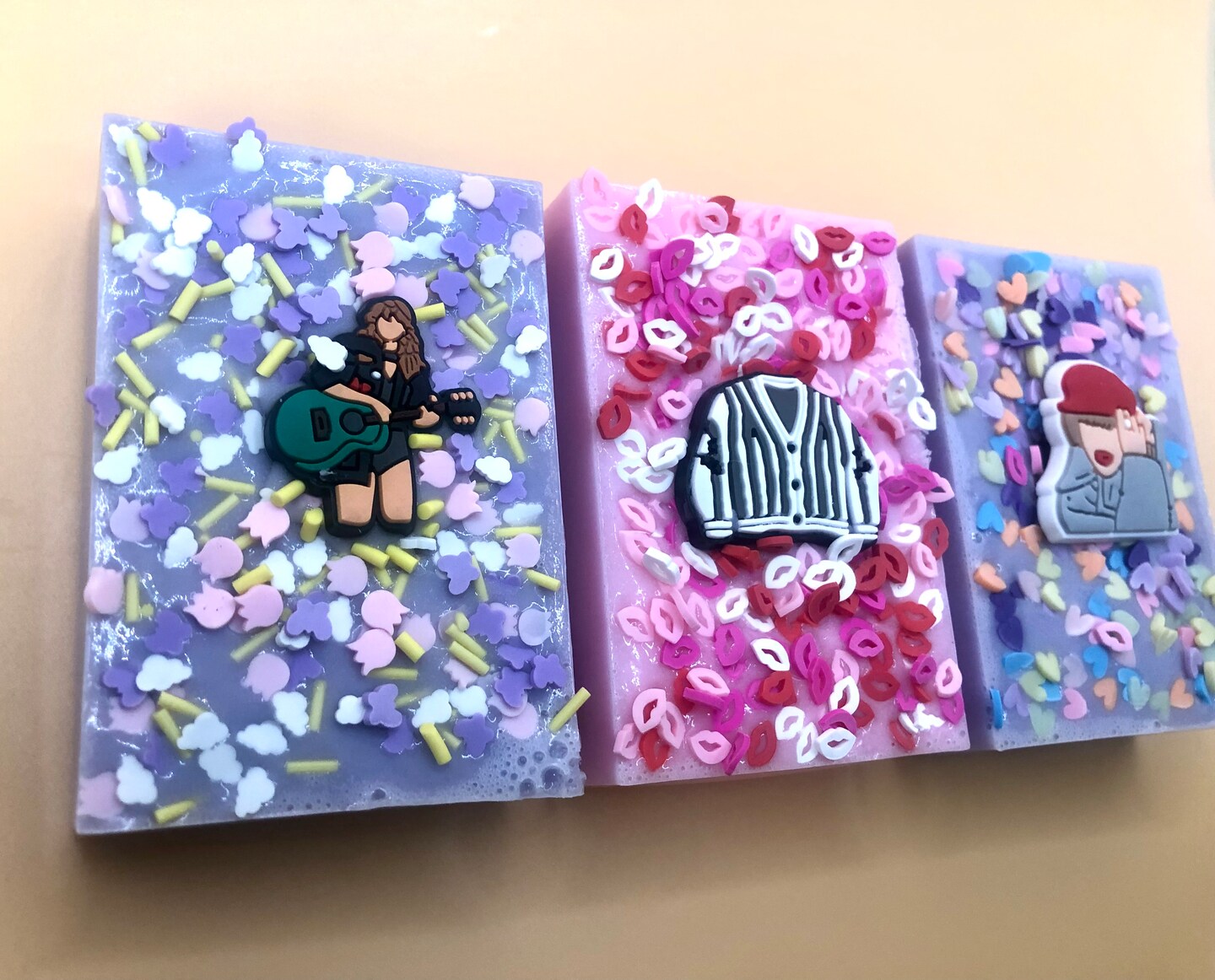 Taylor Swift Inspired Charm Soap Set of 3 Valentine Gift | MakerPlace ...
