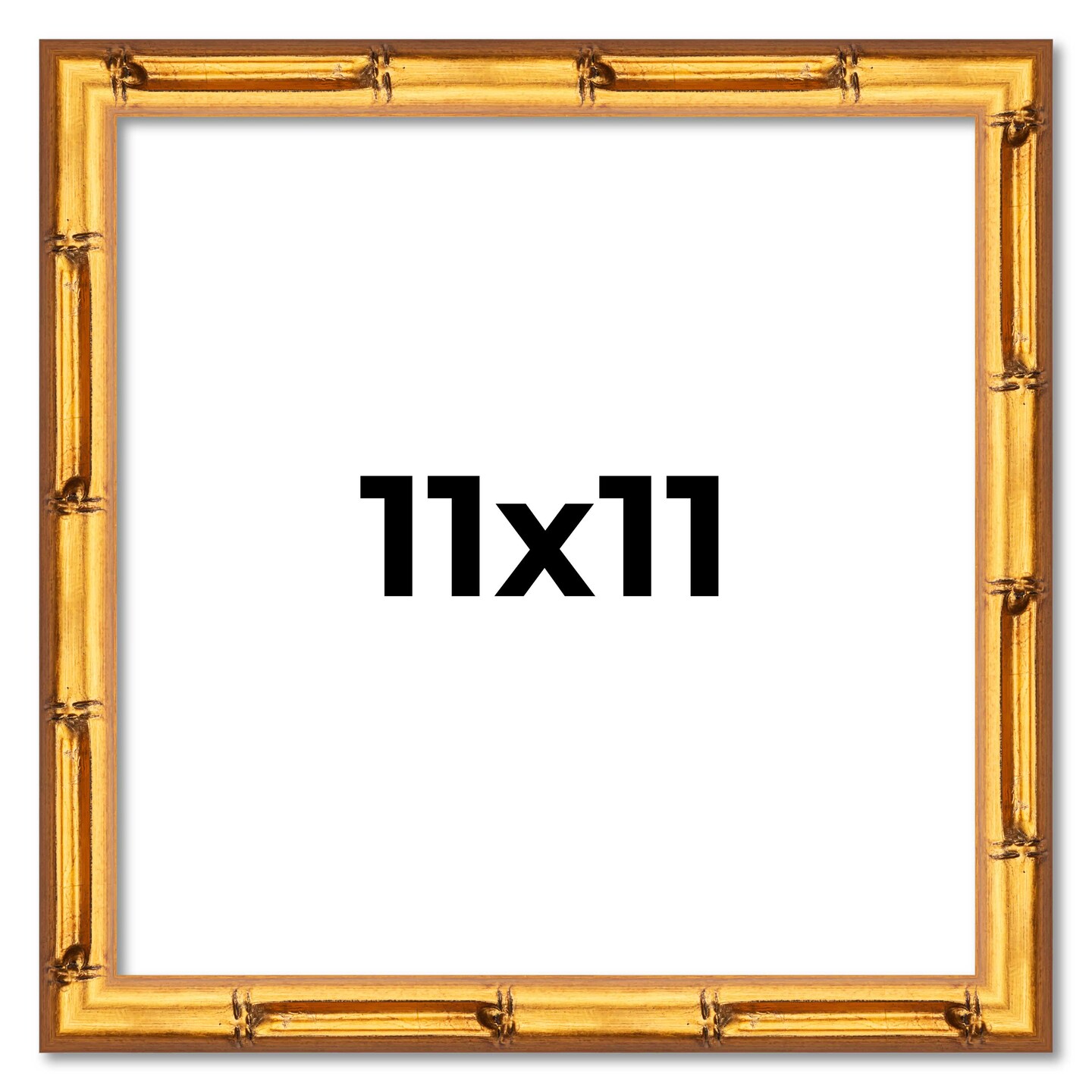 11x11 Bamboo Picture Frame with UV-Resistant Acrylic & Acid Free ...