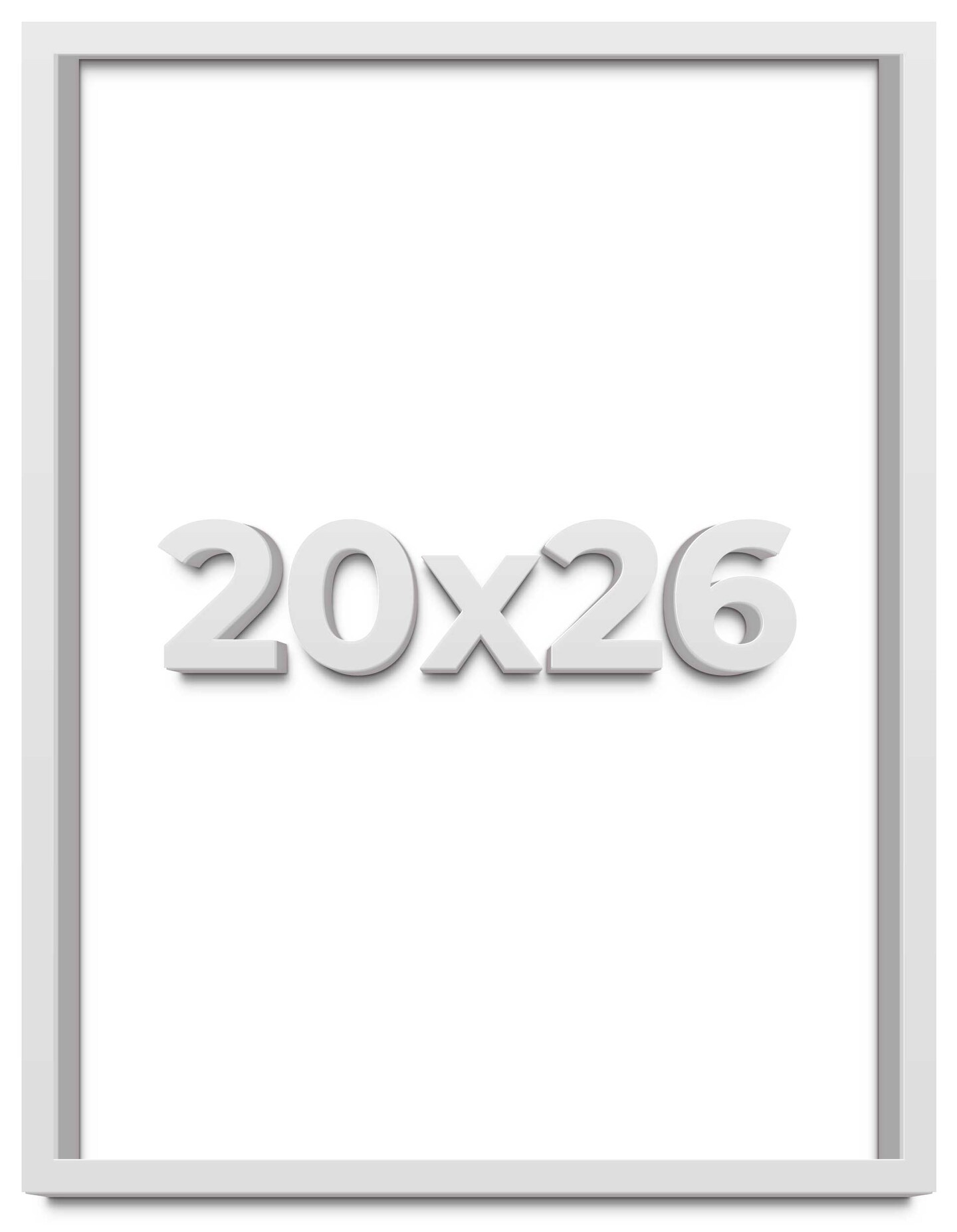 20x26 Shadow Box 1.5" Depth Picture Frame with UV-Resistant Acrylic ...