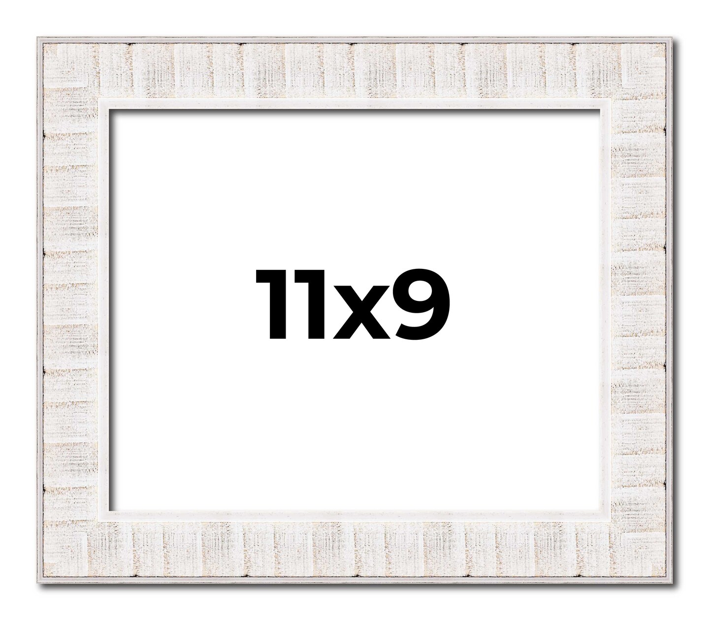9x11 Sculpted Picture Frame with UV-Resistant Acrylic & Acid Free ...