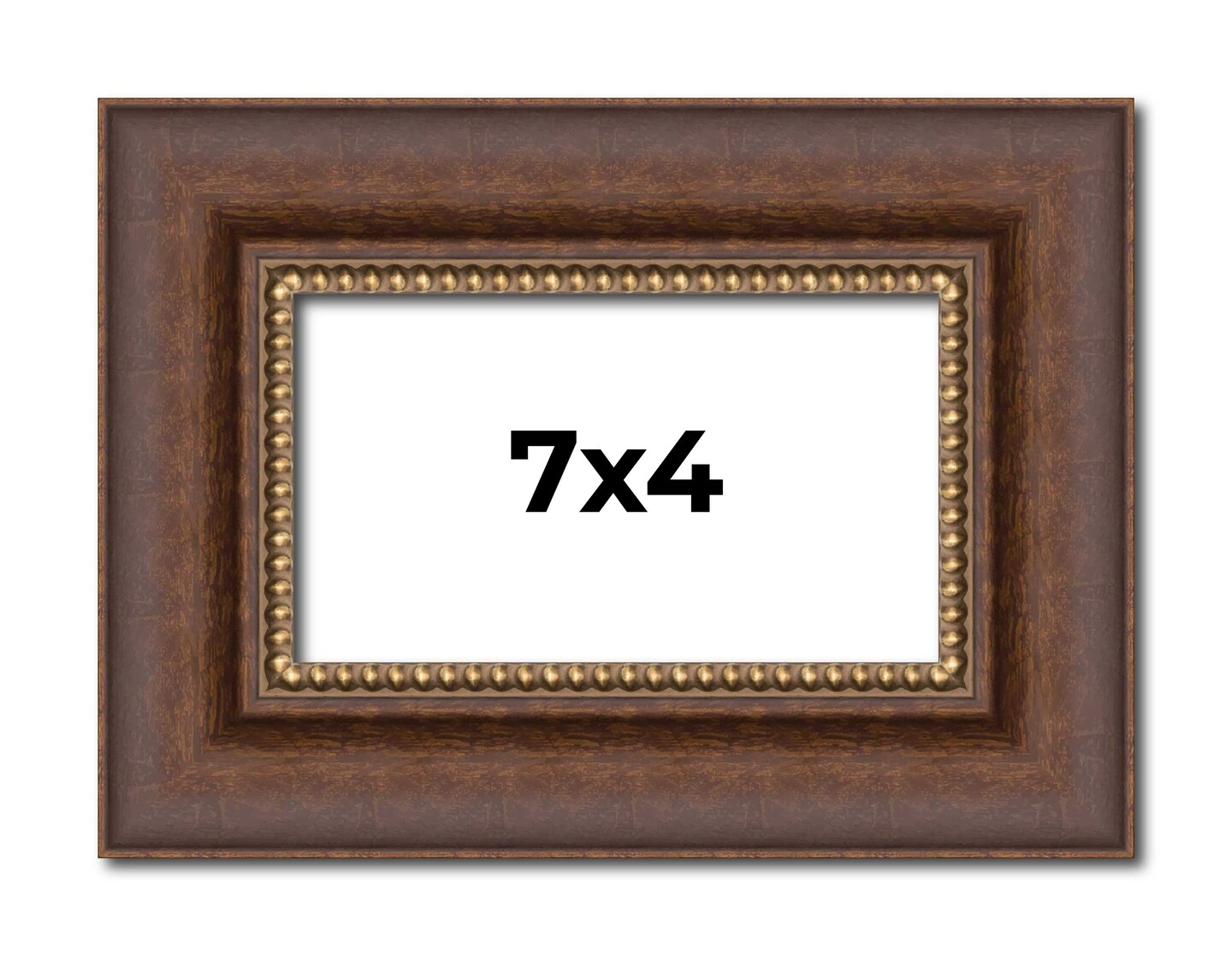 4x7 Traditional Picture Frame with UV-Resistant Acrylic & Acid Free ...