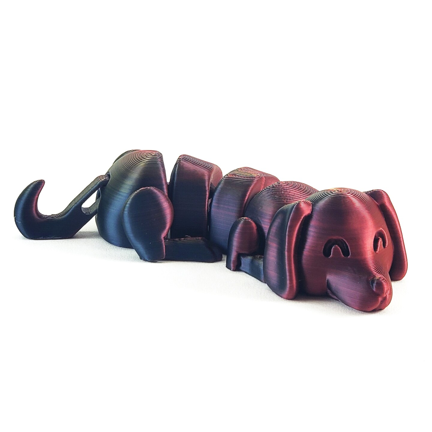 3D Printed Articulating Lazy Wiener Dog | MakerPlace by Michaels