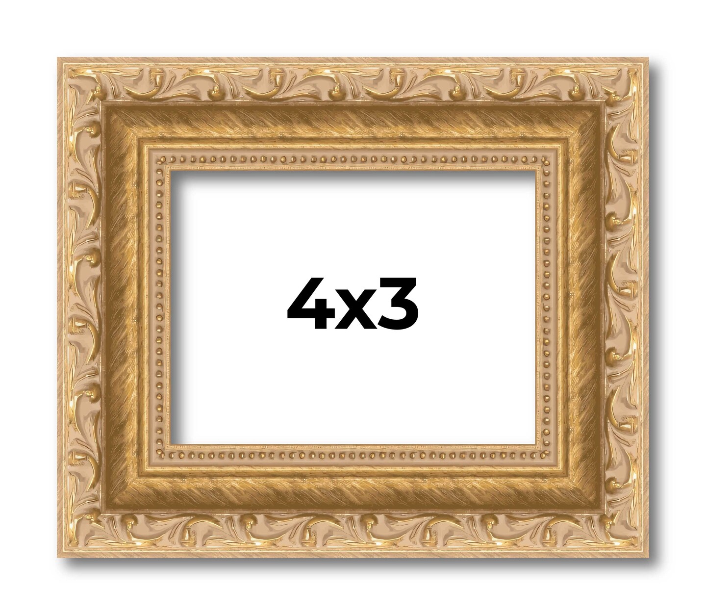 3x4 Refined Picture Frame with UV-Resistant Acrylic & Acid Free Backing ...