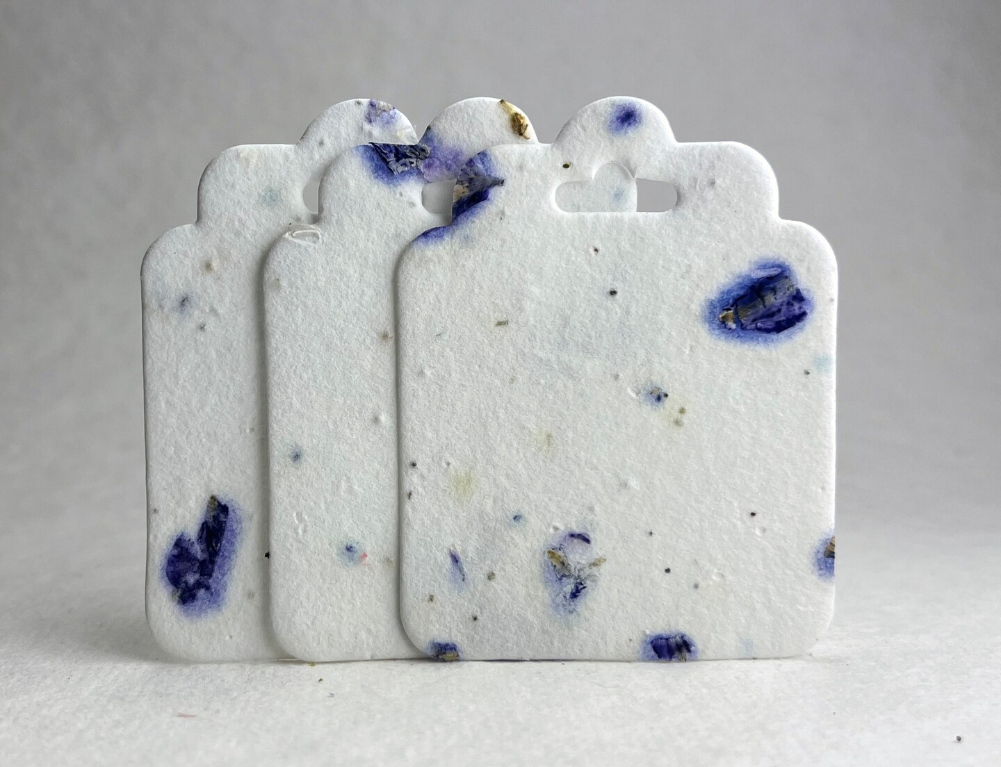 Wildflower Seed Paper Large Gift Hang Tag - Cotton Paper Embedded with ...