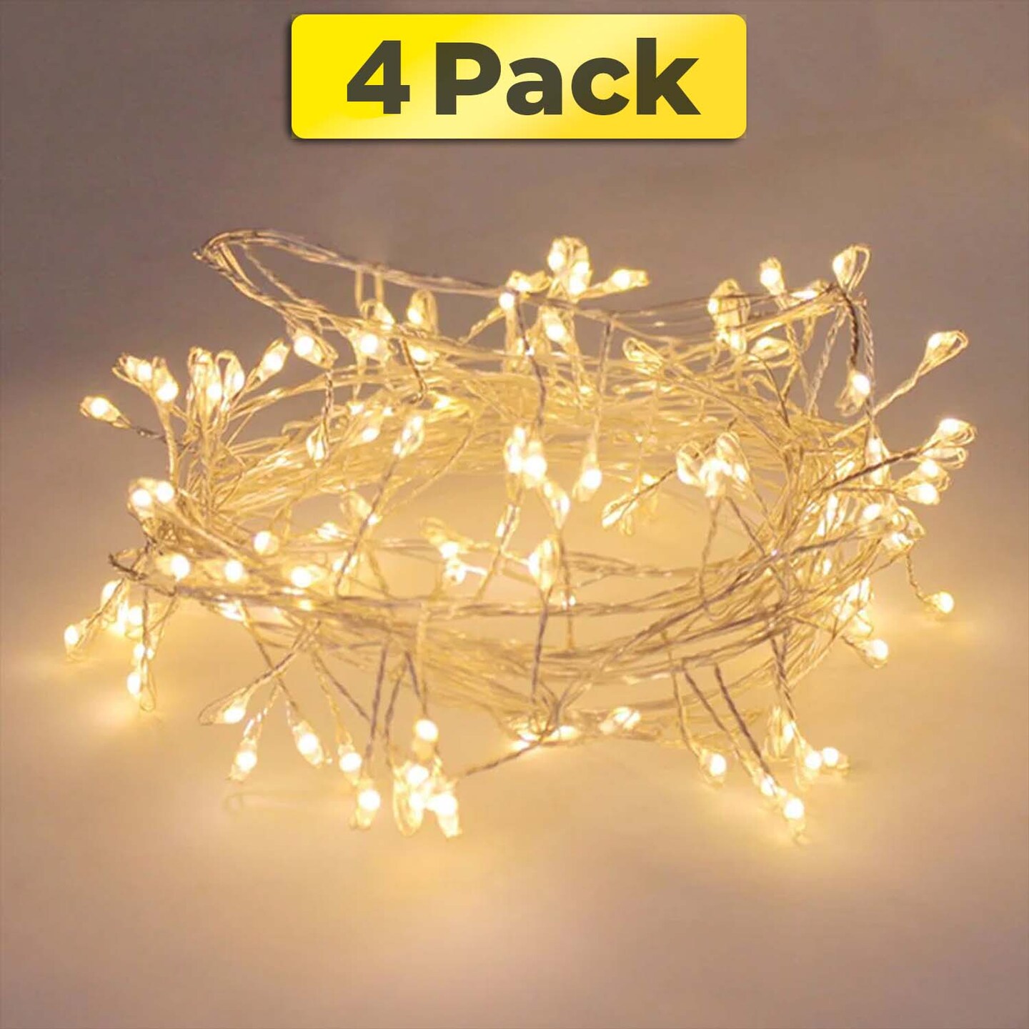 Christmas Silver Copper Cluster Fairy String Lights | Michaels