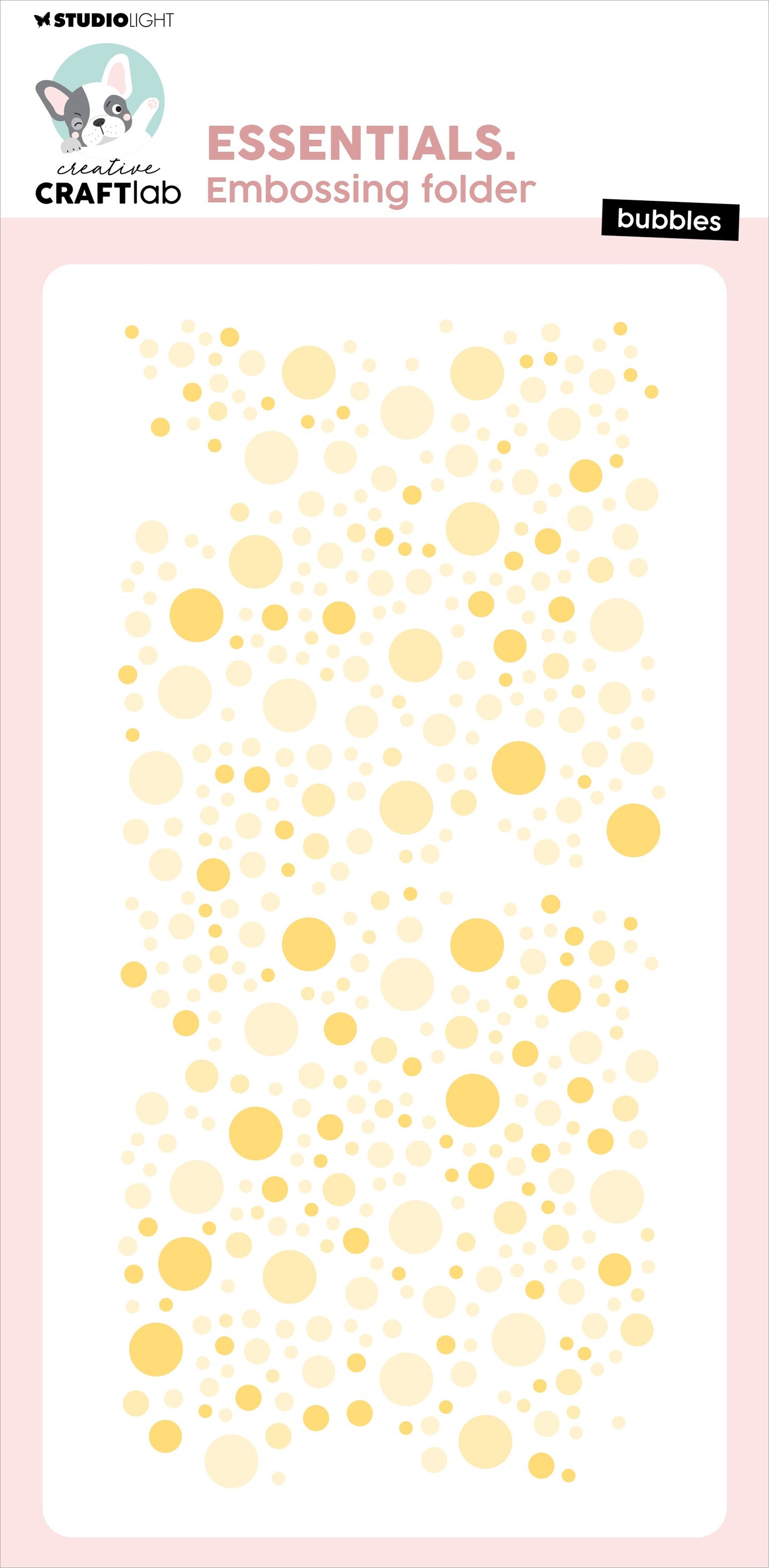 Studio Ligth Essentials Embossing Folder -Nr. 20, Bubbles | Michaels