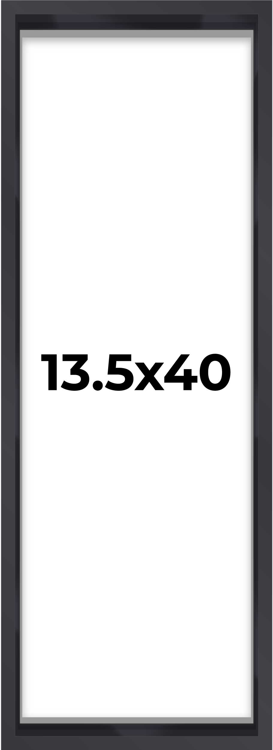 Panoramic Shadow Box 3/4" Depth Black Picture Frame - UV Acrylic ...