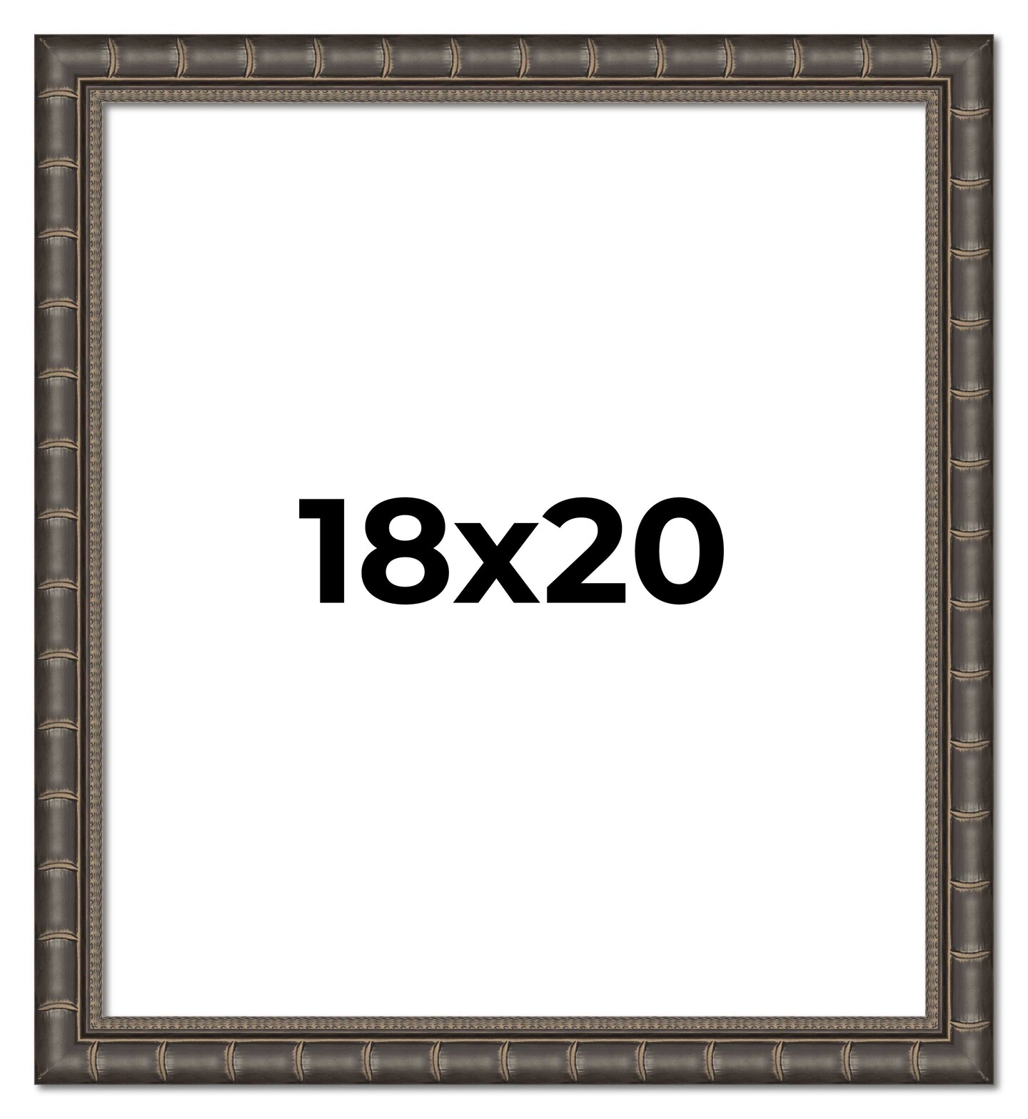 18x20 Modern Bamboo Picture Frame with UV-Resistant Acrylic & Acid Free ...
