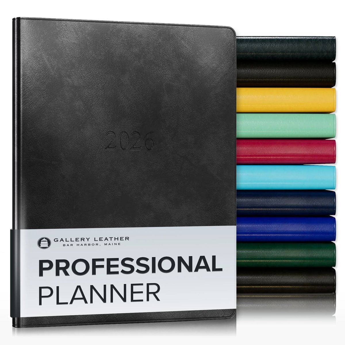 Gallery Leather Professional Weekly Monthly Planner 2026, Elegantly ...