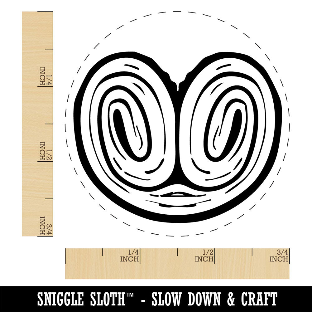 Palmier Palmera French Puff Pastry Cookie Rubber Stamp for Stamping ...
