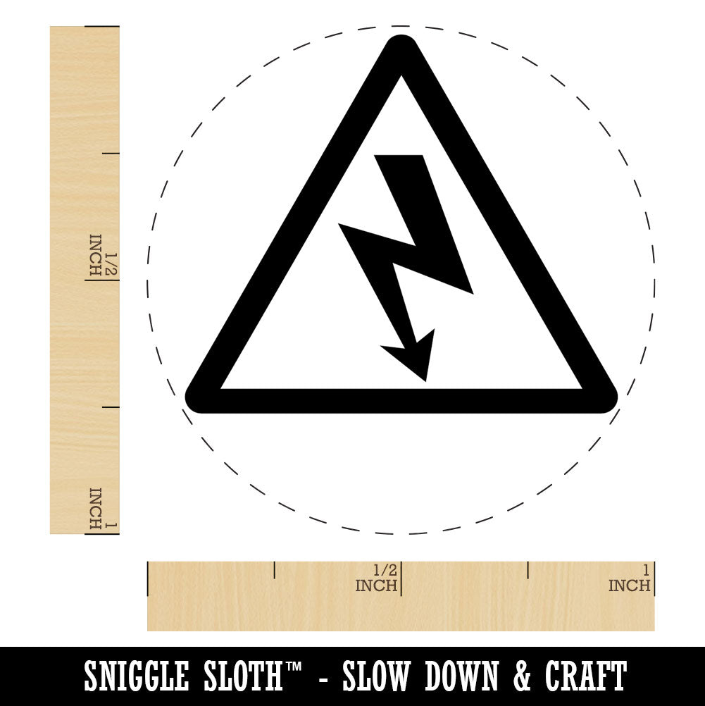 Electrical Hazard Risk Warning Danger Sign Rubber Stamp for Stamping ...