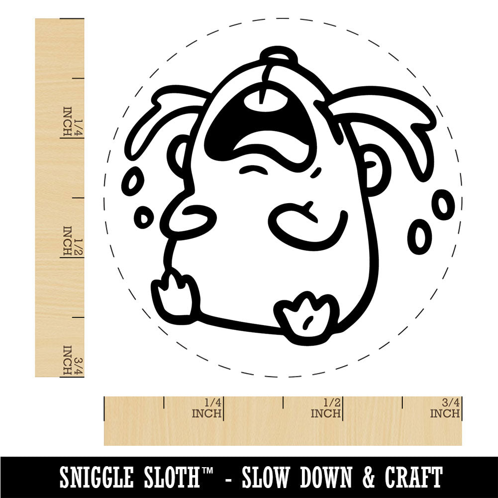 Sad Crying Bawling Gerbil Hamster Rodent Critter Pet Rubber Stamp for ...