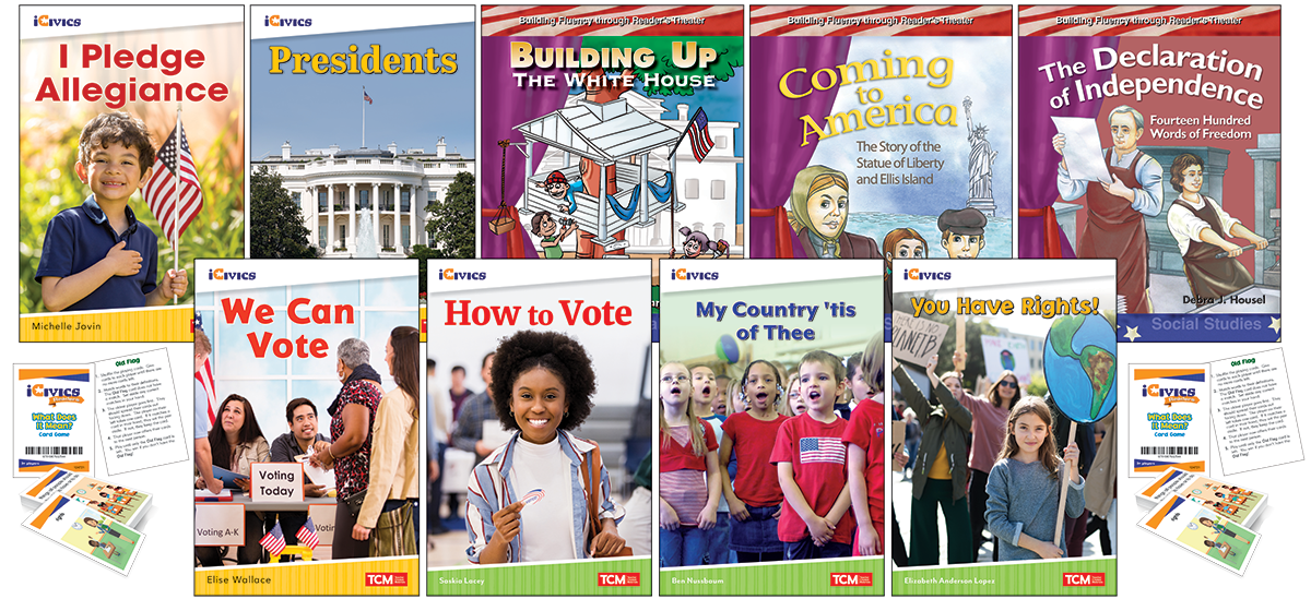 American Democracy, Voting, & Elections 9-Book Set plus 2-Card Decks ...