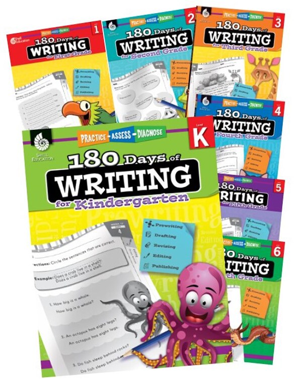 180 Days™: Writing for K-6, 7-Book Set | Michaels