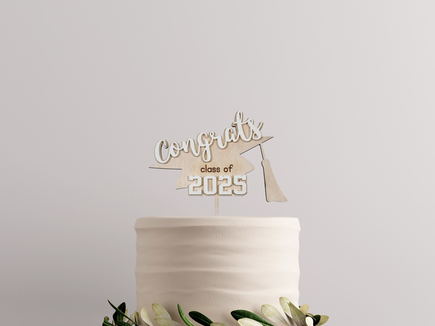 Custom Graduation Cake Topper - Unique Gift for the Grad - Wood and ...