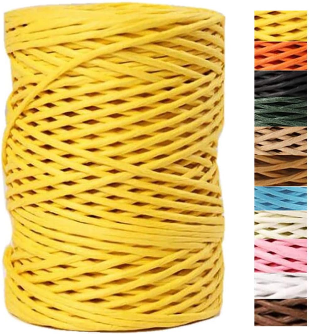 1mm/2mm 164ft(50m) Yellow Floral Bind Wire Wrap Twine Wire Wrap Twine ...