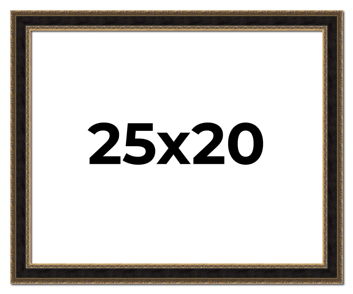 20x25 Ornate Picture Frame with UV-Resistant Acrylic & Acid Free ...