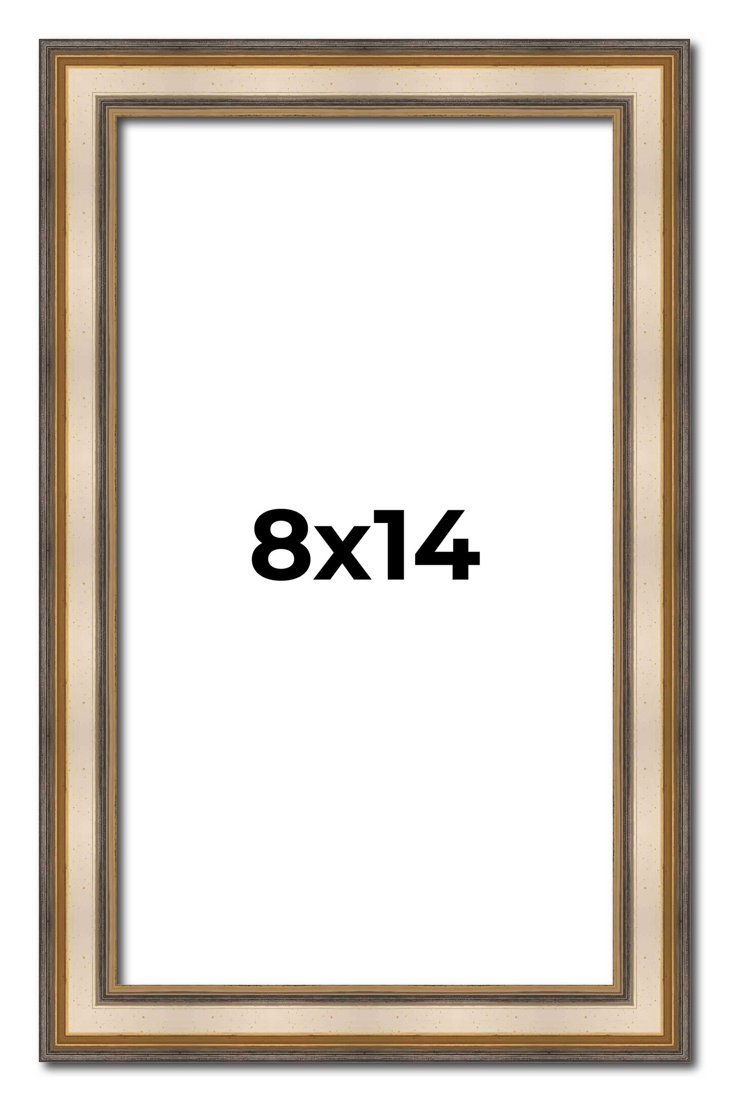 8x14 Refined Picture Frame with UV-Resistant Acrylic & Acid Free ...
