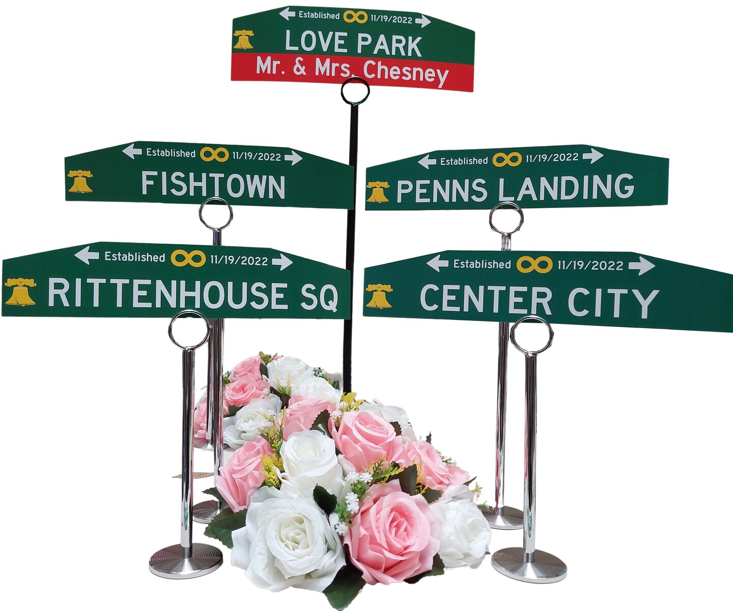 The Philly Table Topper - Customizable Philadelphia Style Table Numbers ...