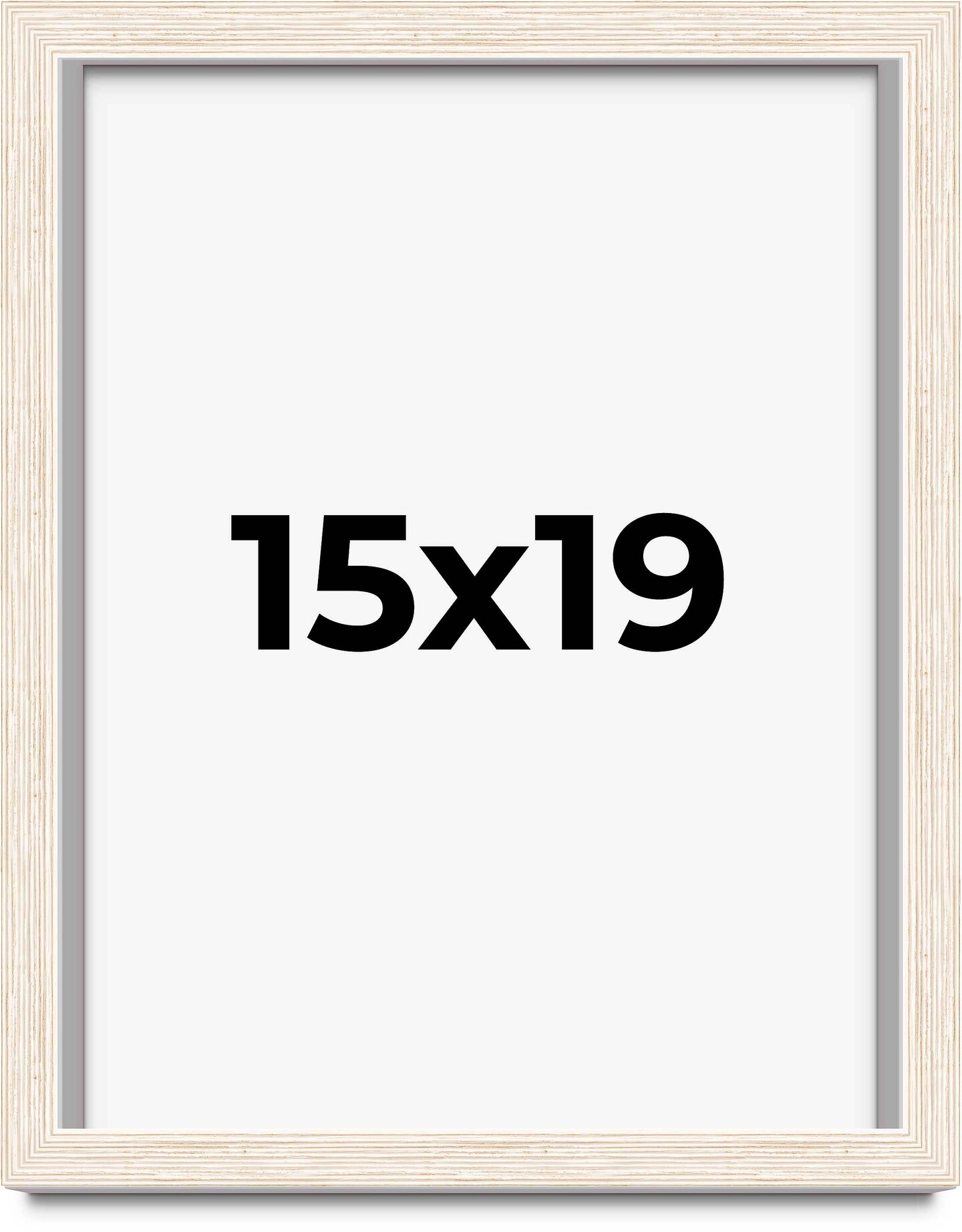 15x19 Barnwood Shadow Box Picture Frame with UV-Resistant Acrylic ...