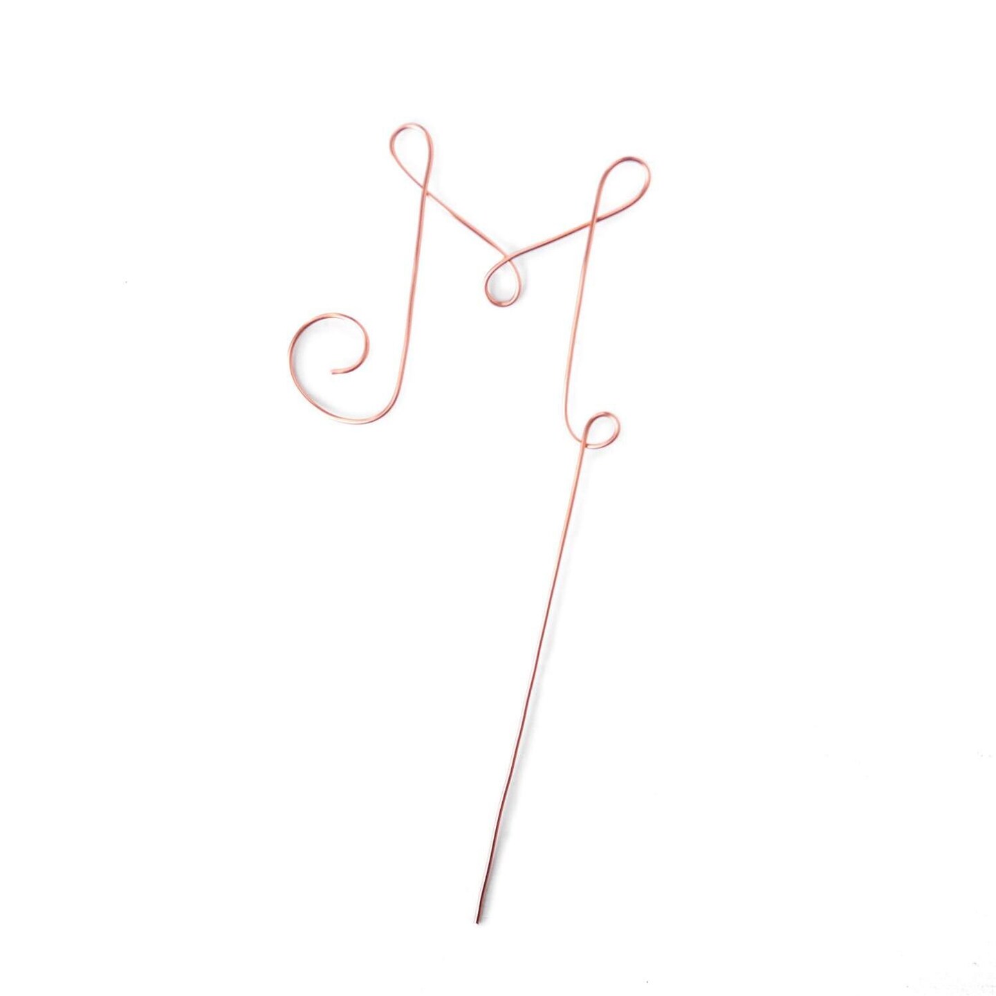 Monogram Custom Cake Topper - Wedding Cake Topper, Wire Initial, Wire ...