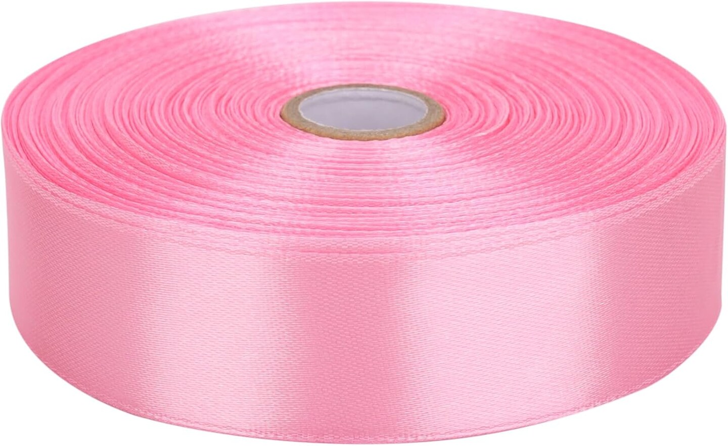 1 inch Pink Satin Ribbon 50 Yards Solid Fabric Ribbons Roll | Michaels