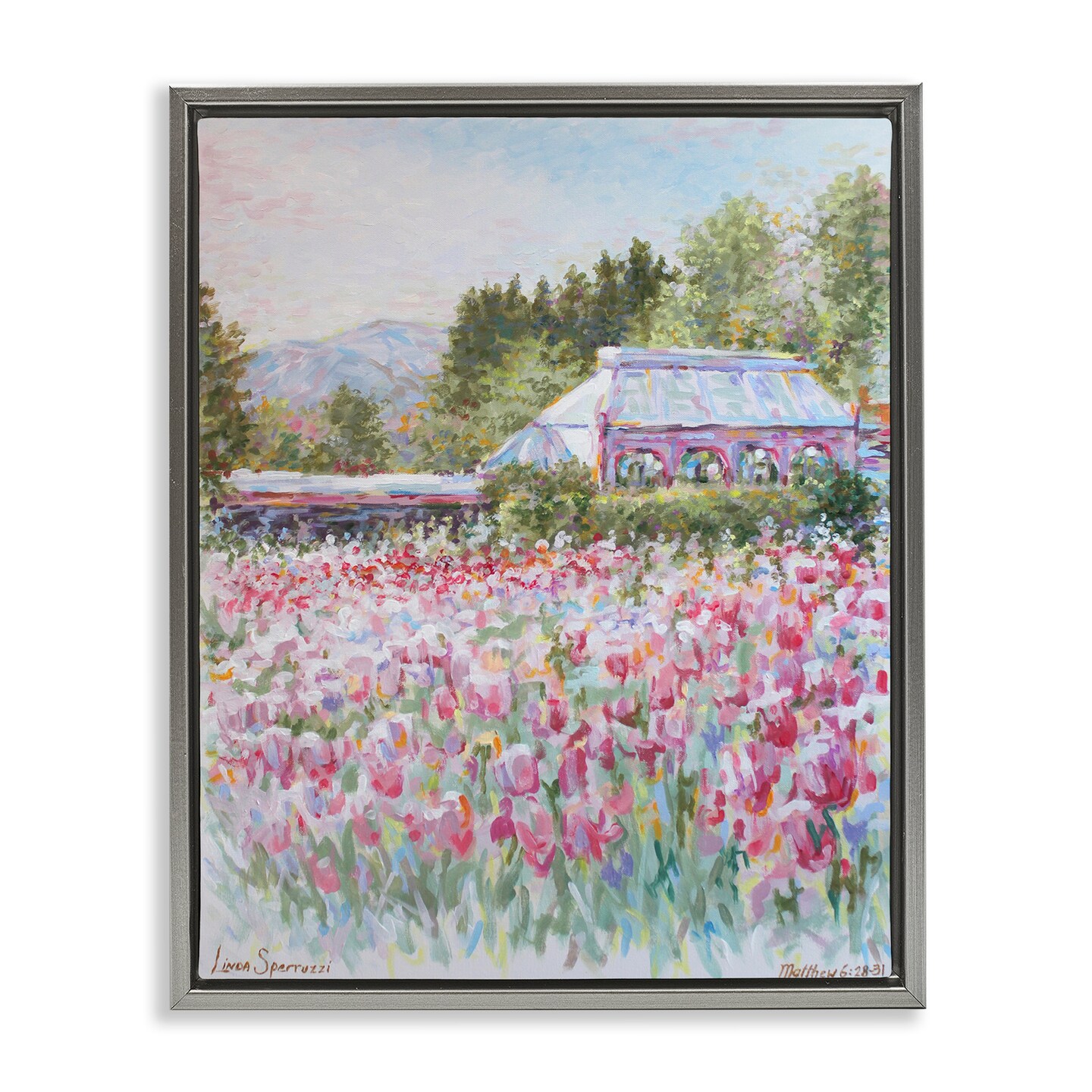 Stupell Industries Fields of Splendor Impressionism Floating Frame By ...