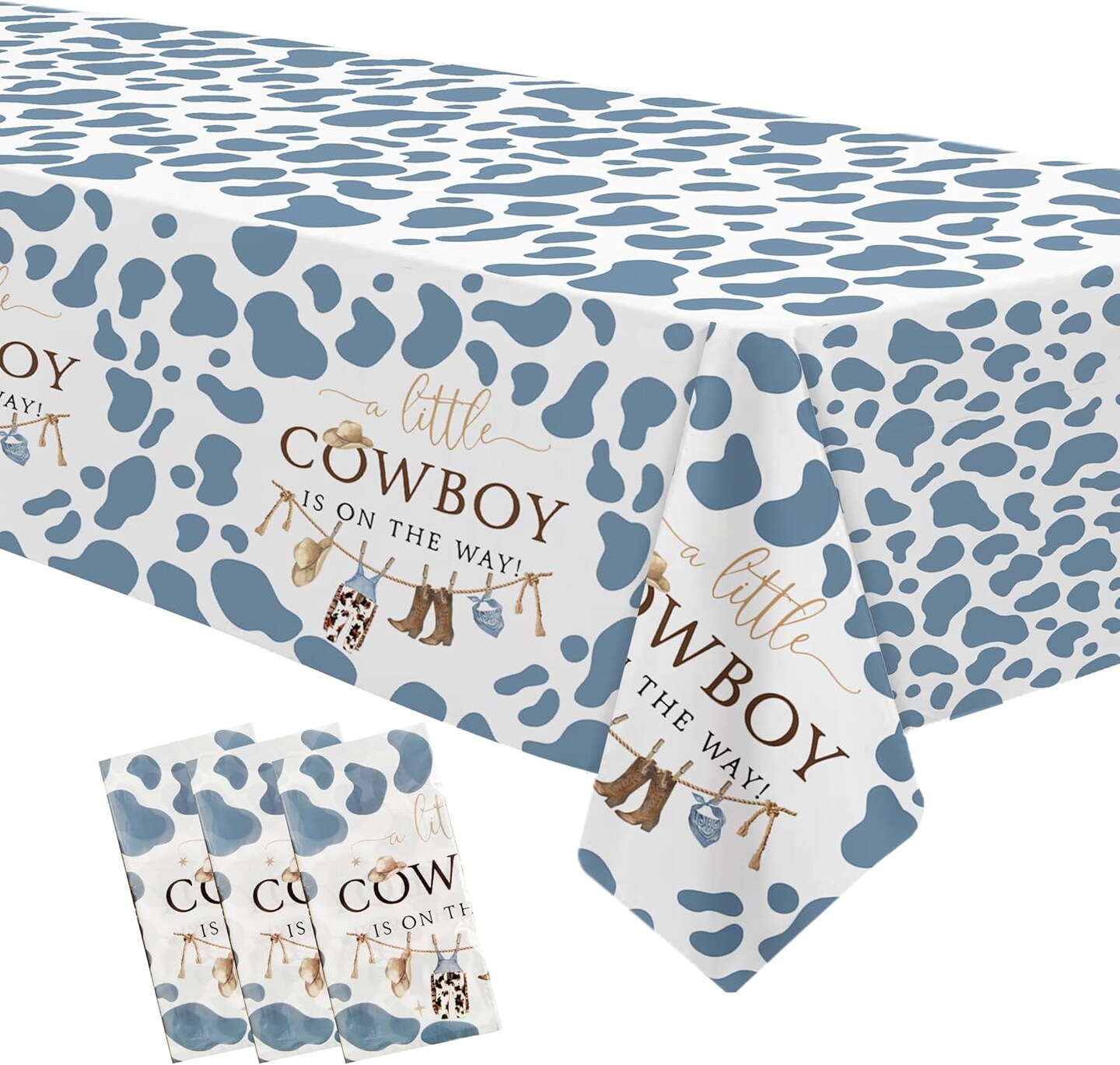 Western Cowboy Baby Shower Tablecloth Decorations | Michaels