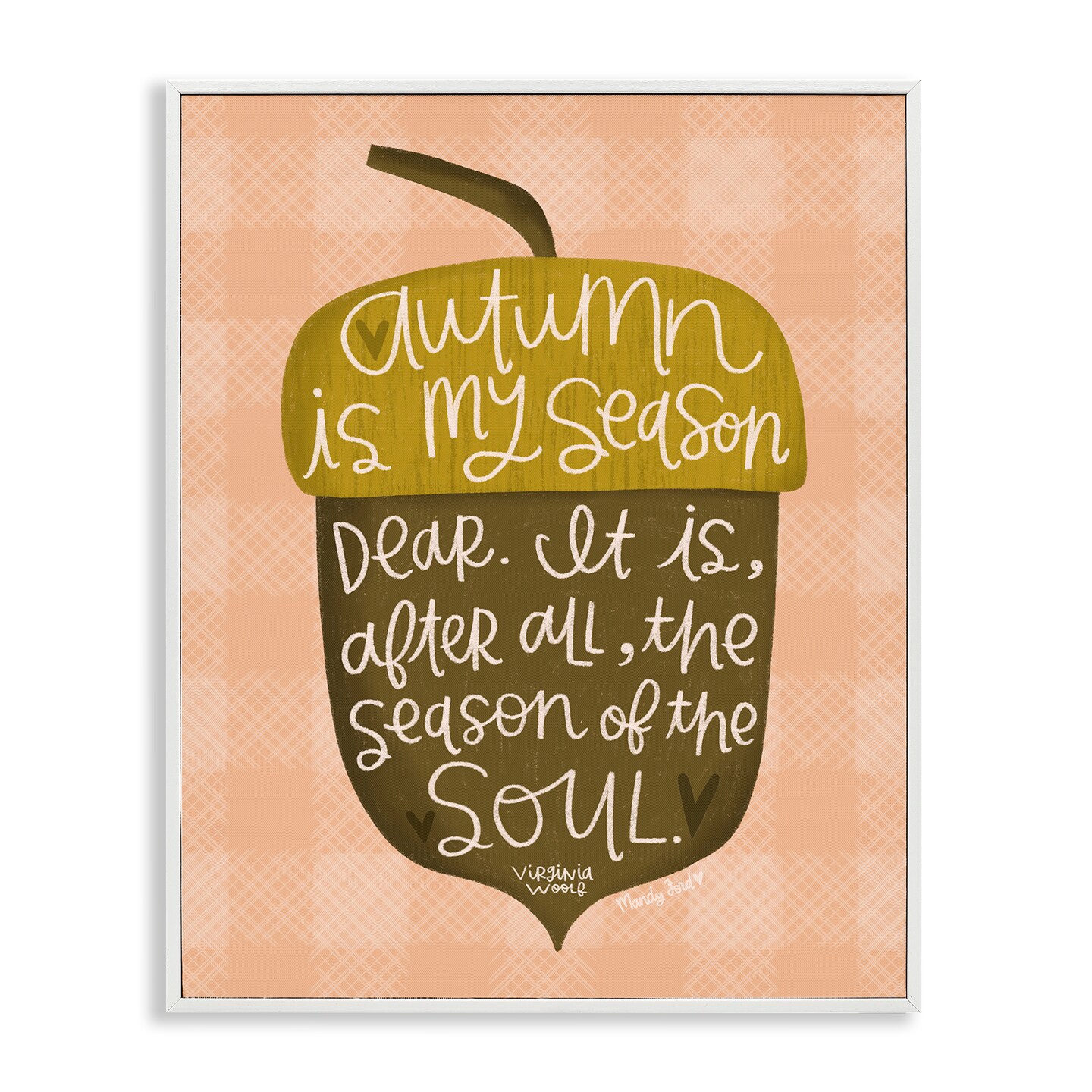 Stupell Industries Autumn Season Of My Soul Framed Giclee Design by Mandy Ford Art ...