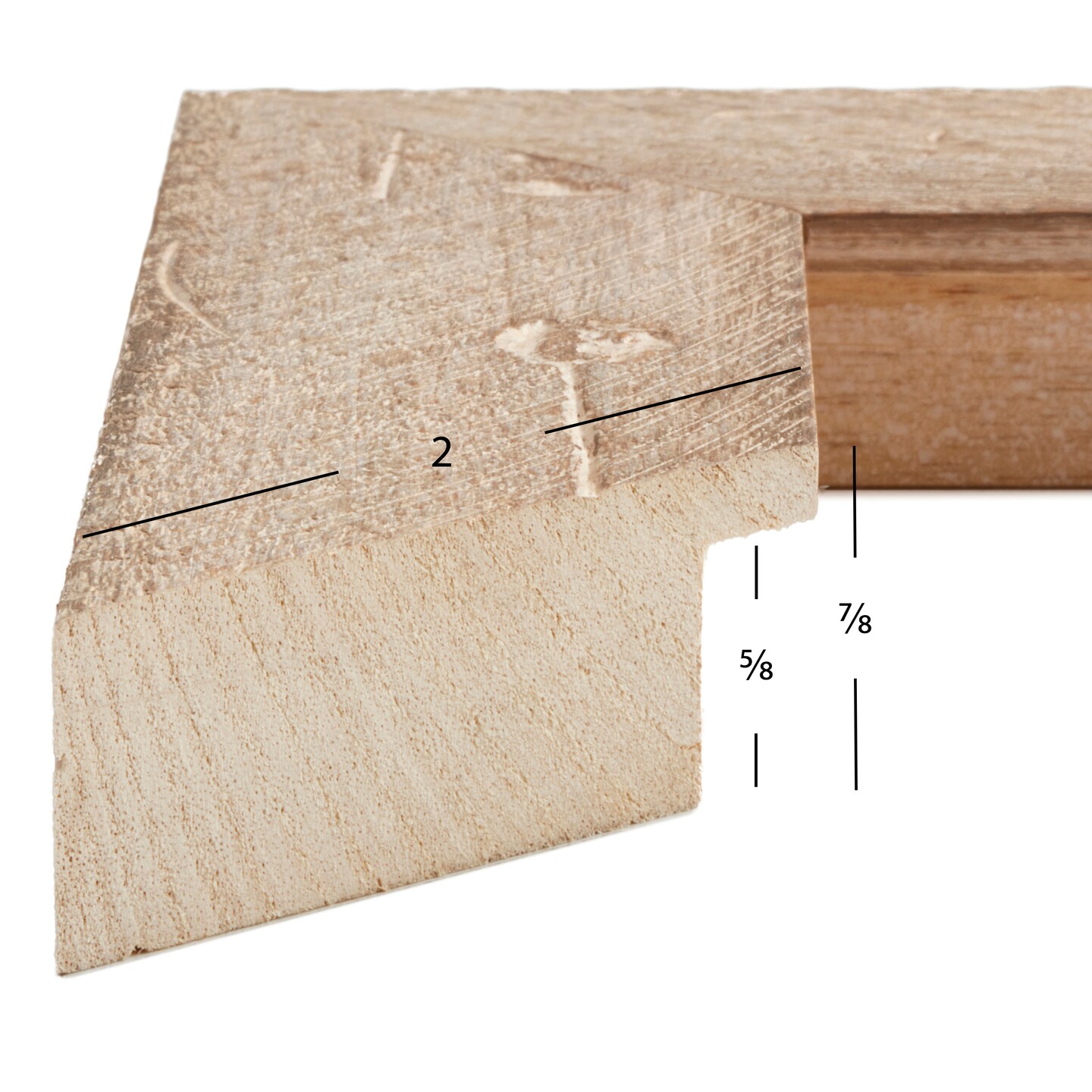 17x22 Hatteras 2 Inch Wood Moulding, Wall Display Frame for Art ...