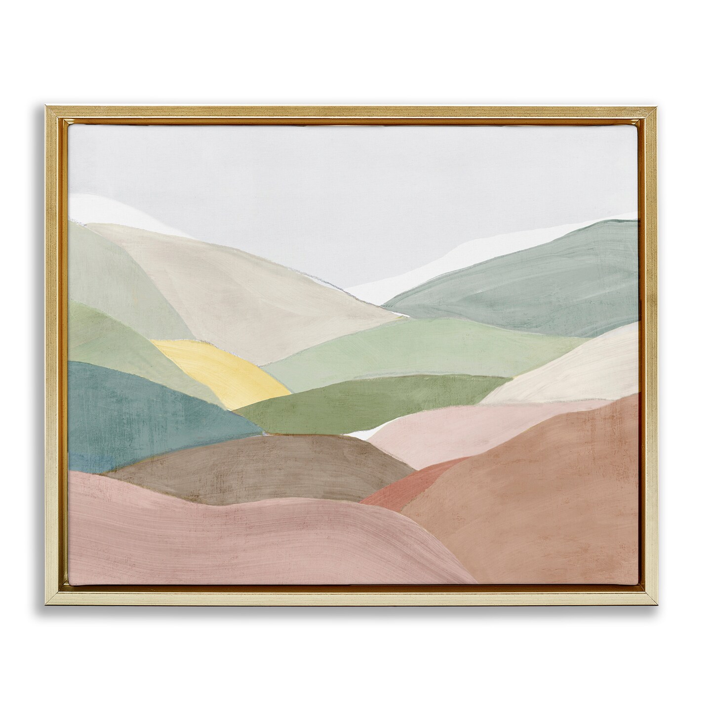 Stupell Industries Soft Rolling Hills Floating Frame, design by Ian C ...