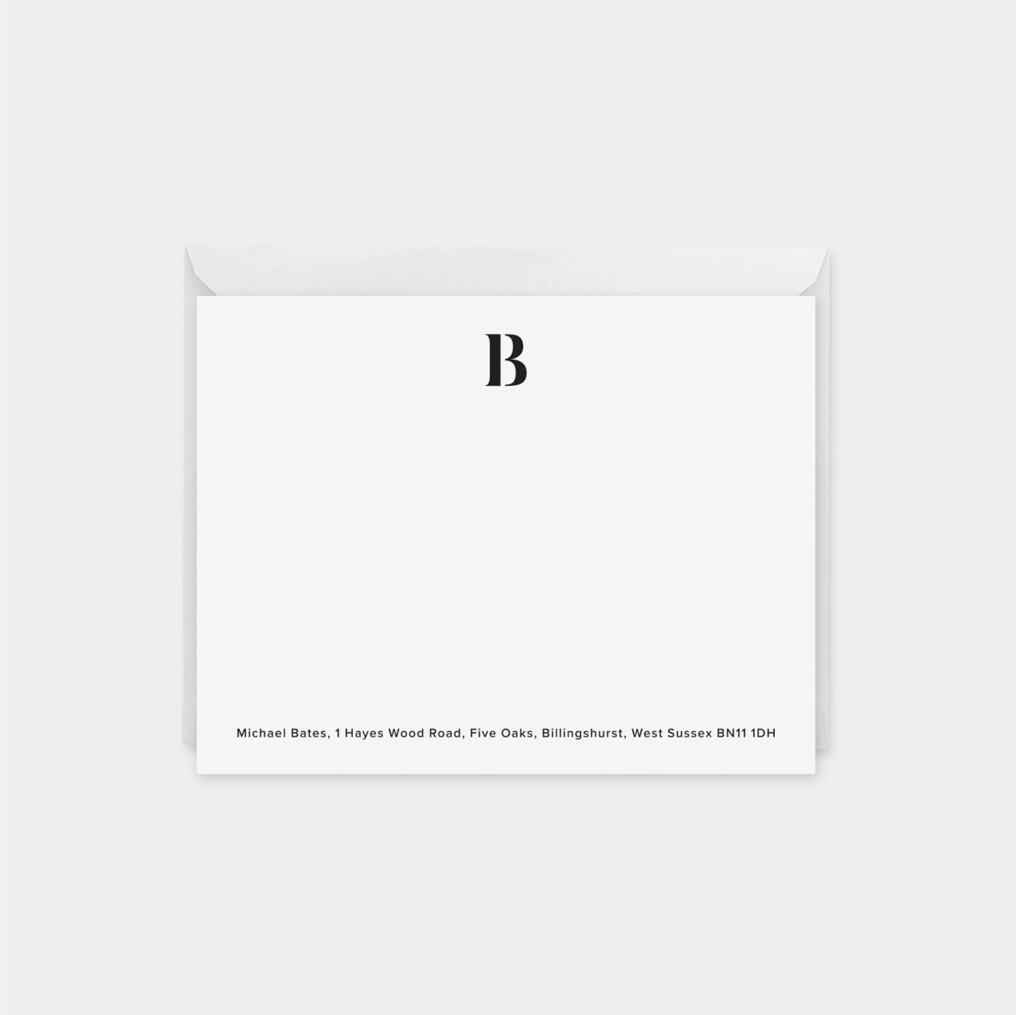 Elegant Stencil Monogram Note Cards | Michaels