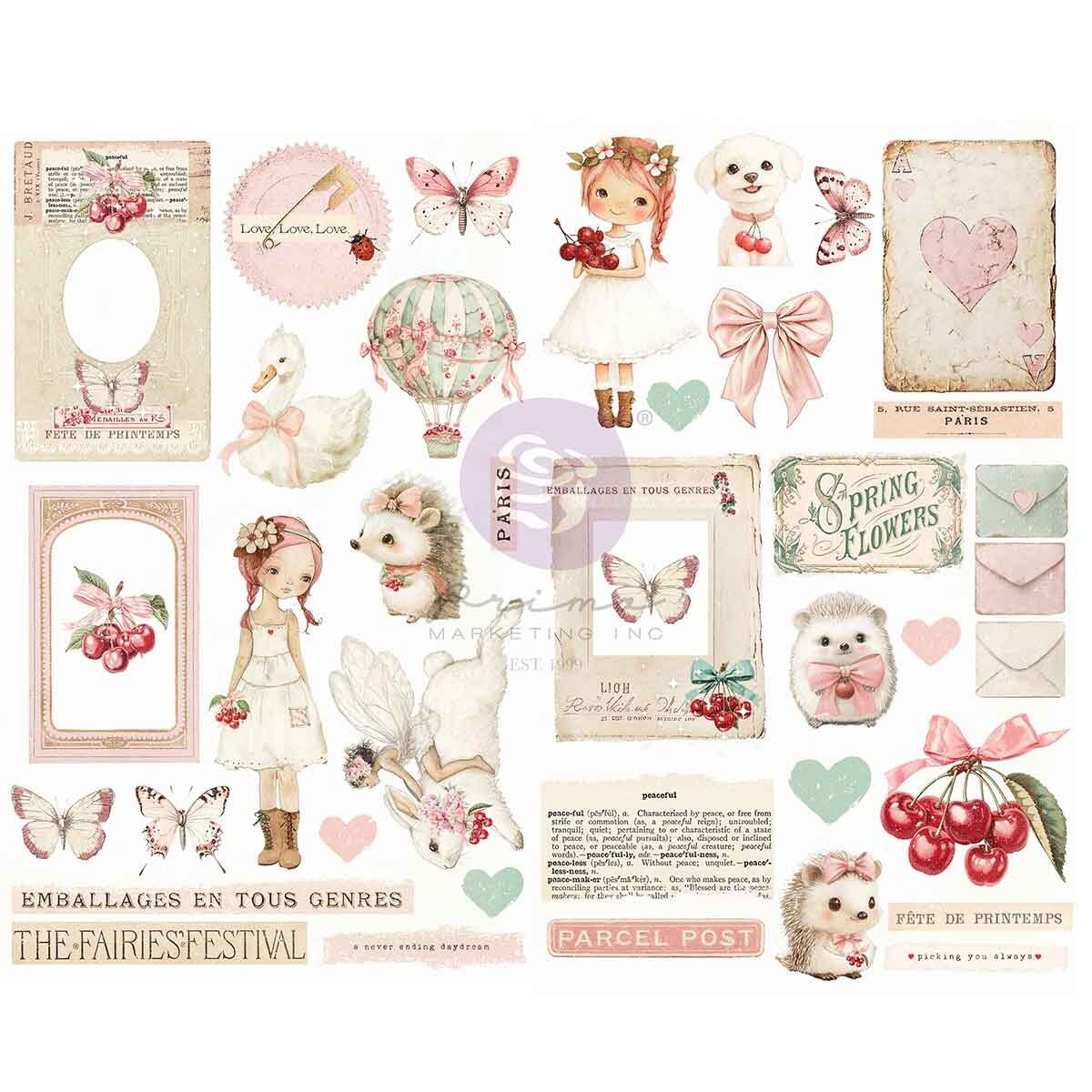 Prima Marketing Chipboard Stickers 41/Pkg-Cherry Sweet By Frank Garcia ...