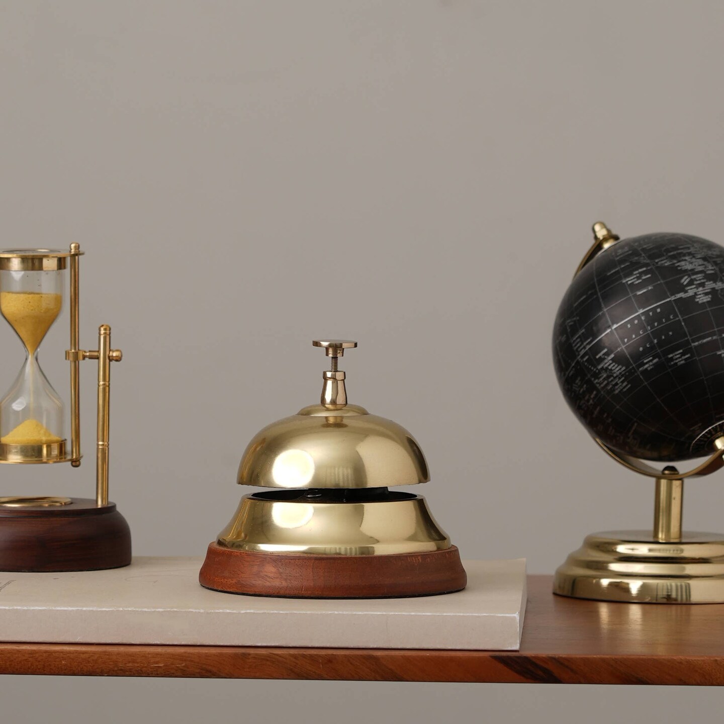 Decorative Gold Polished Desk Bell-Tabletop Object-4.25" Dia | Michaels