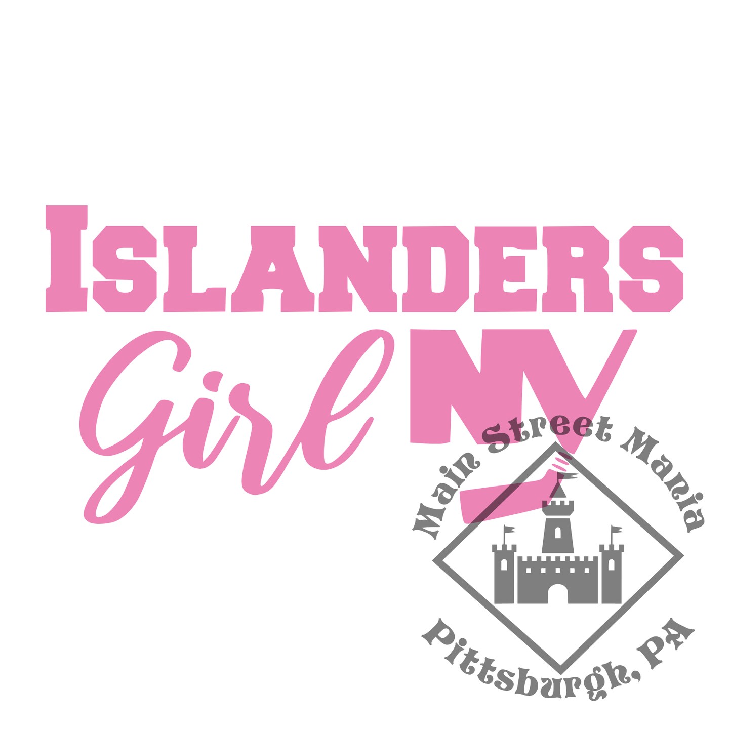 Islanders Girl Sticker Decal | MakerPlace by Michaels