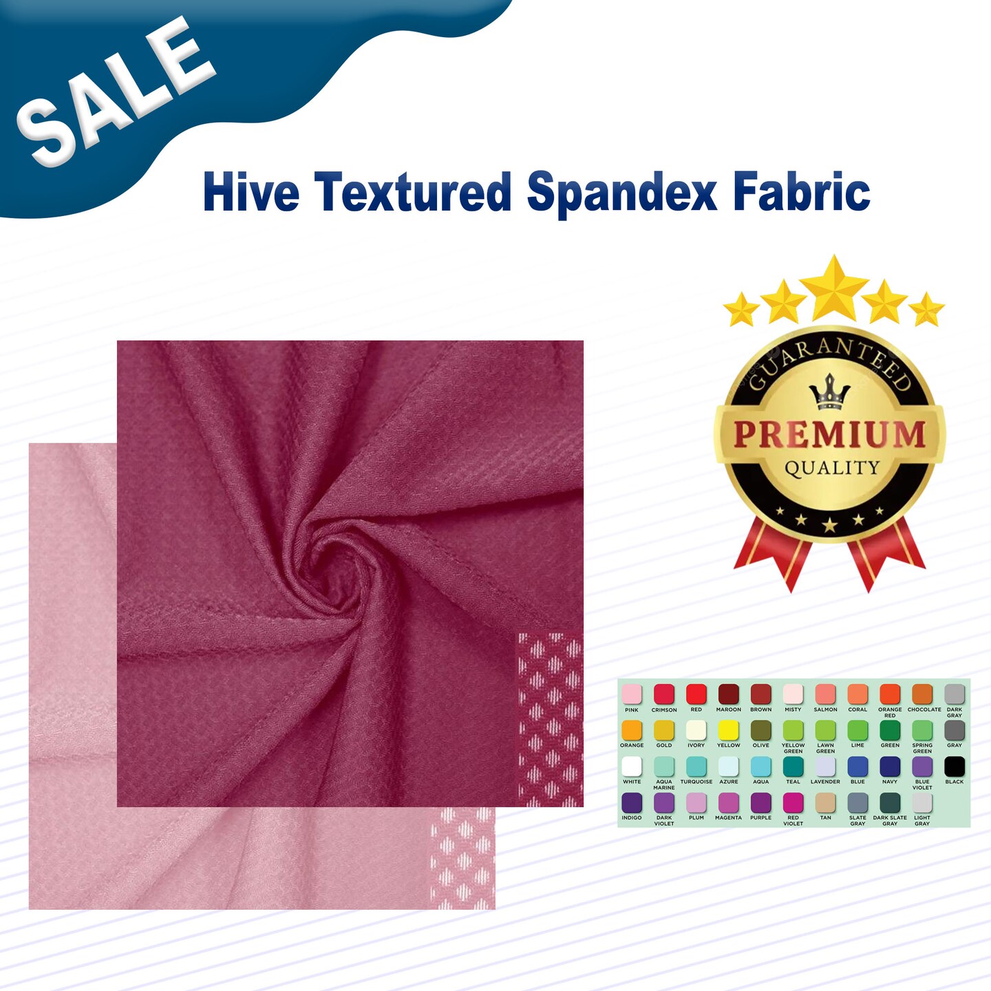 Hive Textured Spandex Fabric | Michaels