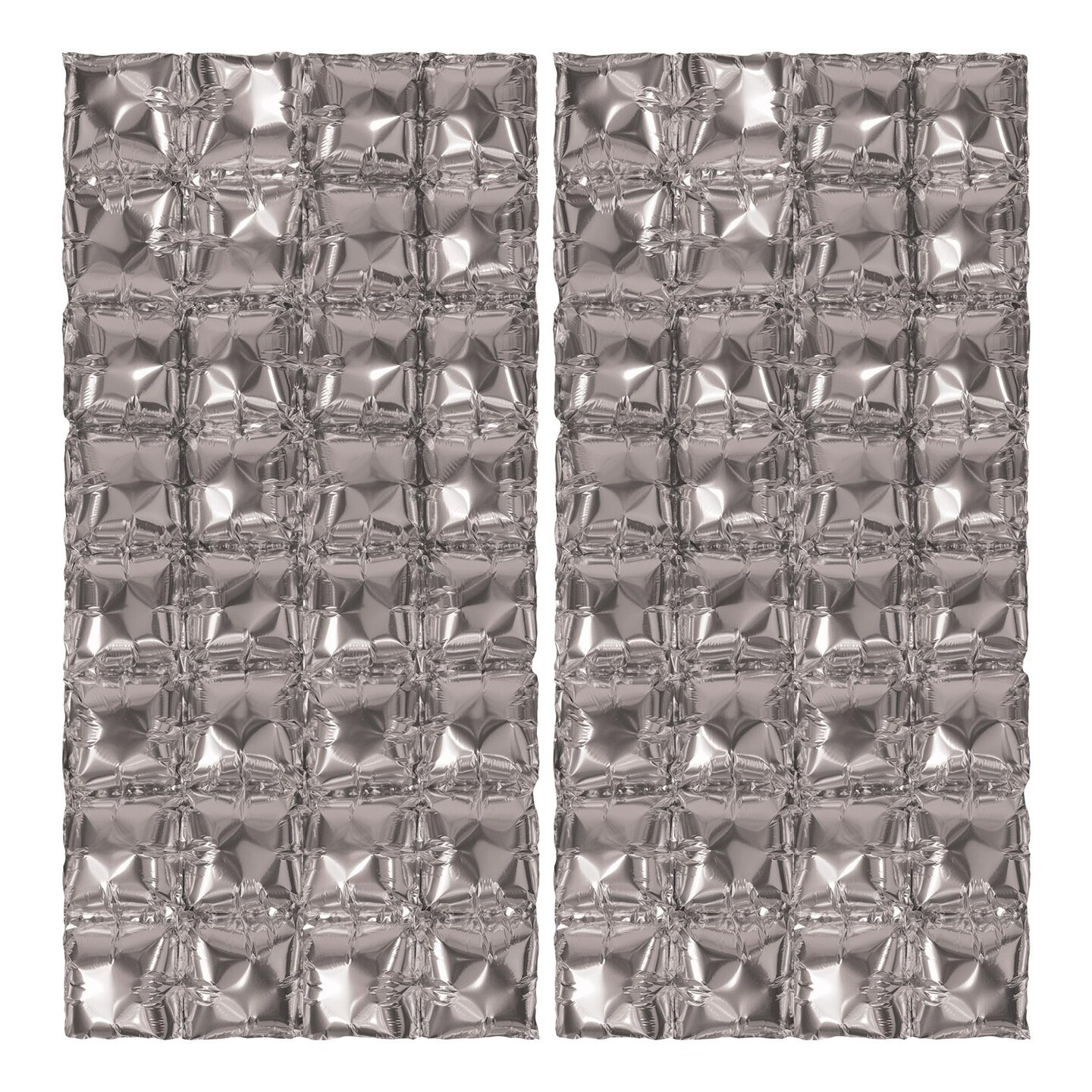12 Pack Beistle Silver Foil Party Balloon Backdrops | Michaels