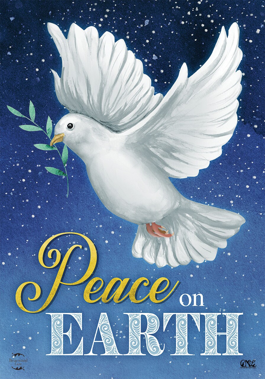 Peace on Earth Dove Christmas Garden Flag | Michaels