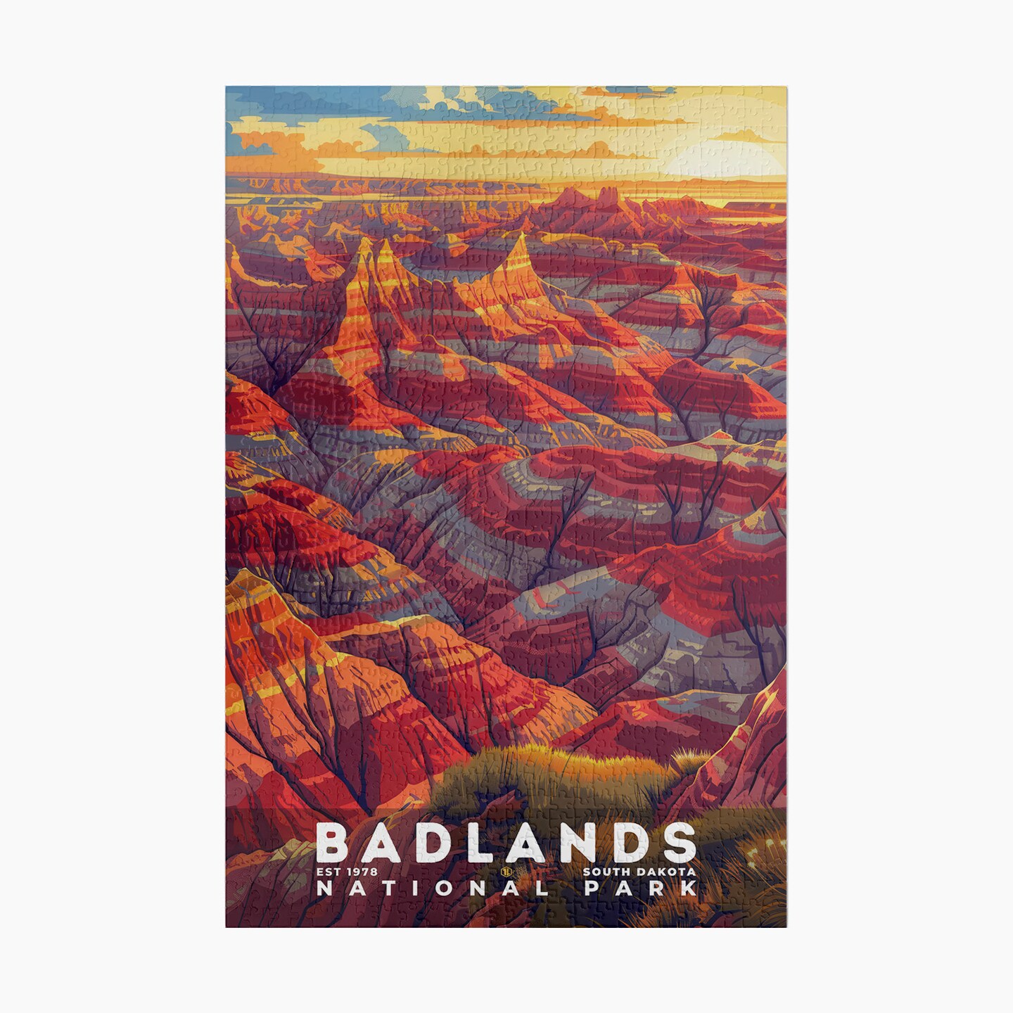 Badlands National Park Jigsaw Puzzle, Family Game, Holiday Gift | S11 ...
