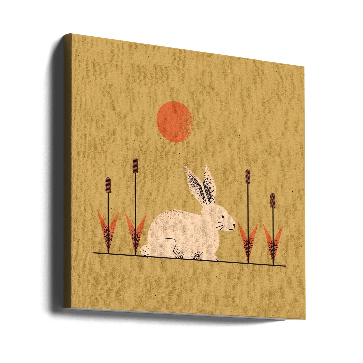 White Rabbit Square 24x24 Canvas - Corporate Office Art | Michaels