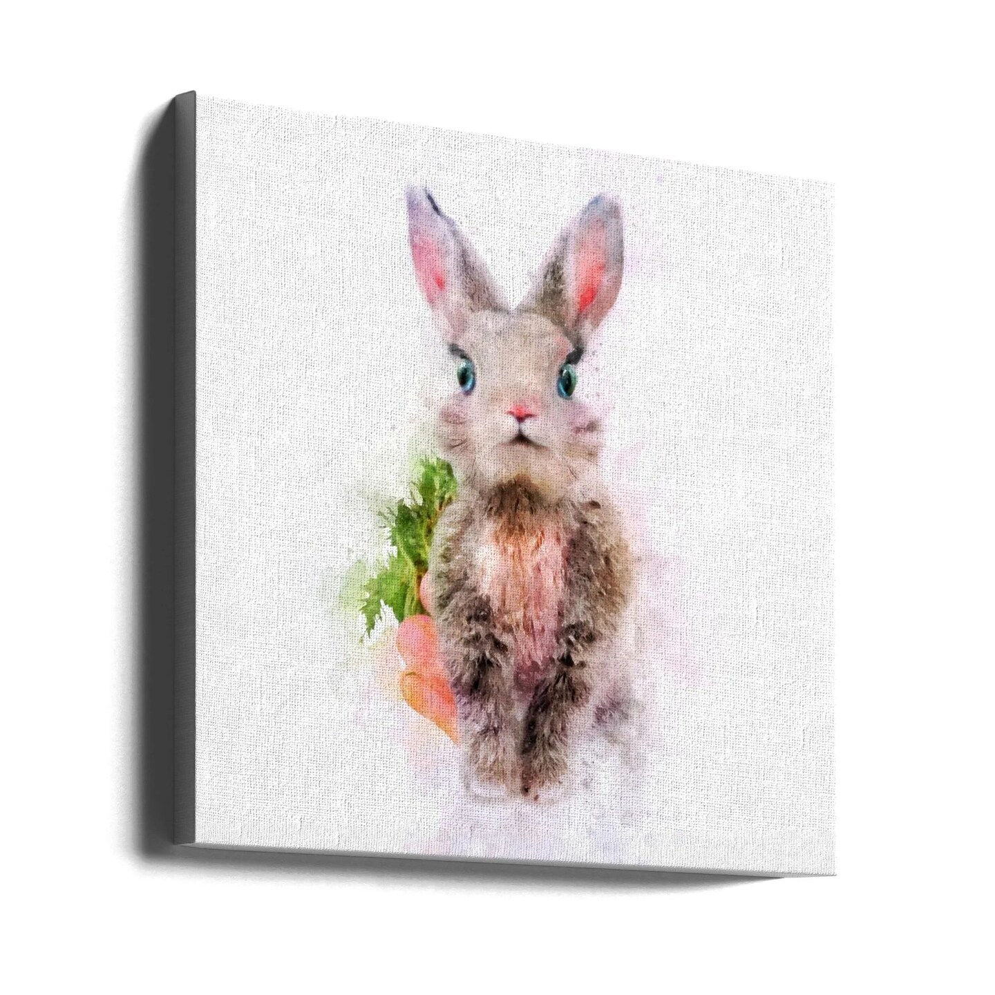Baby Rabbit Square 24x24 Canvas - Corporate Office Art | Michaels