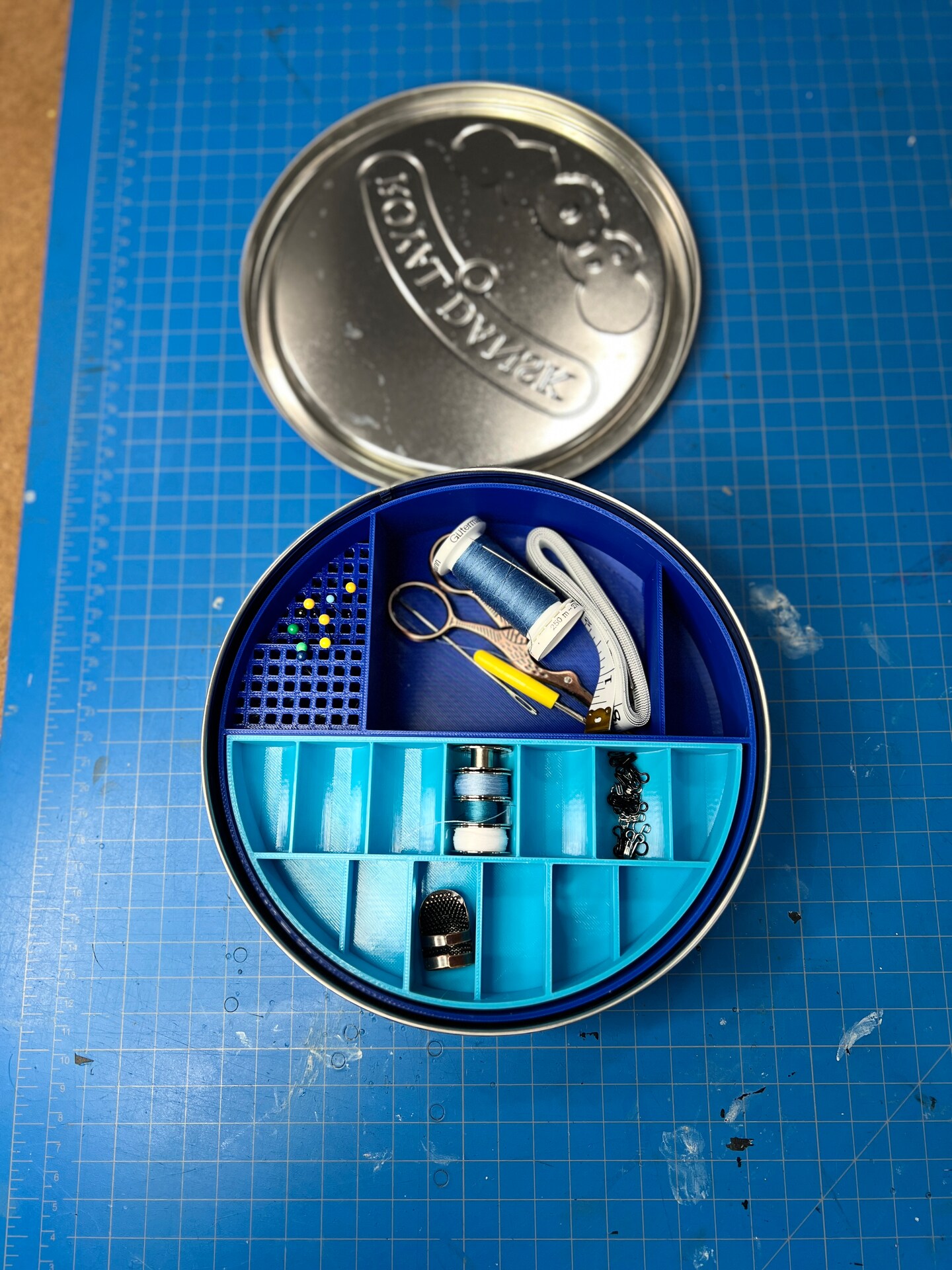 Cookie Tin Sewing Caddy | MakerPlace by Michaels