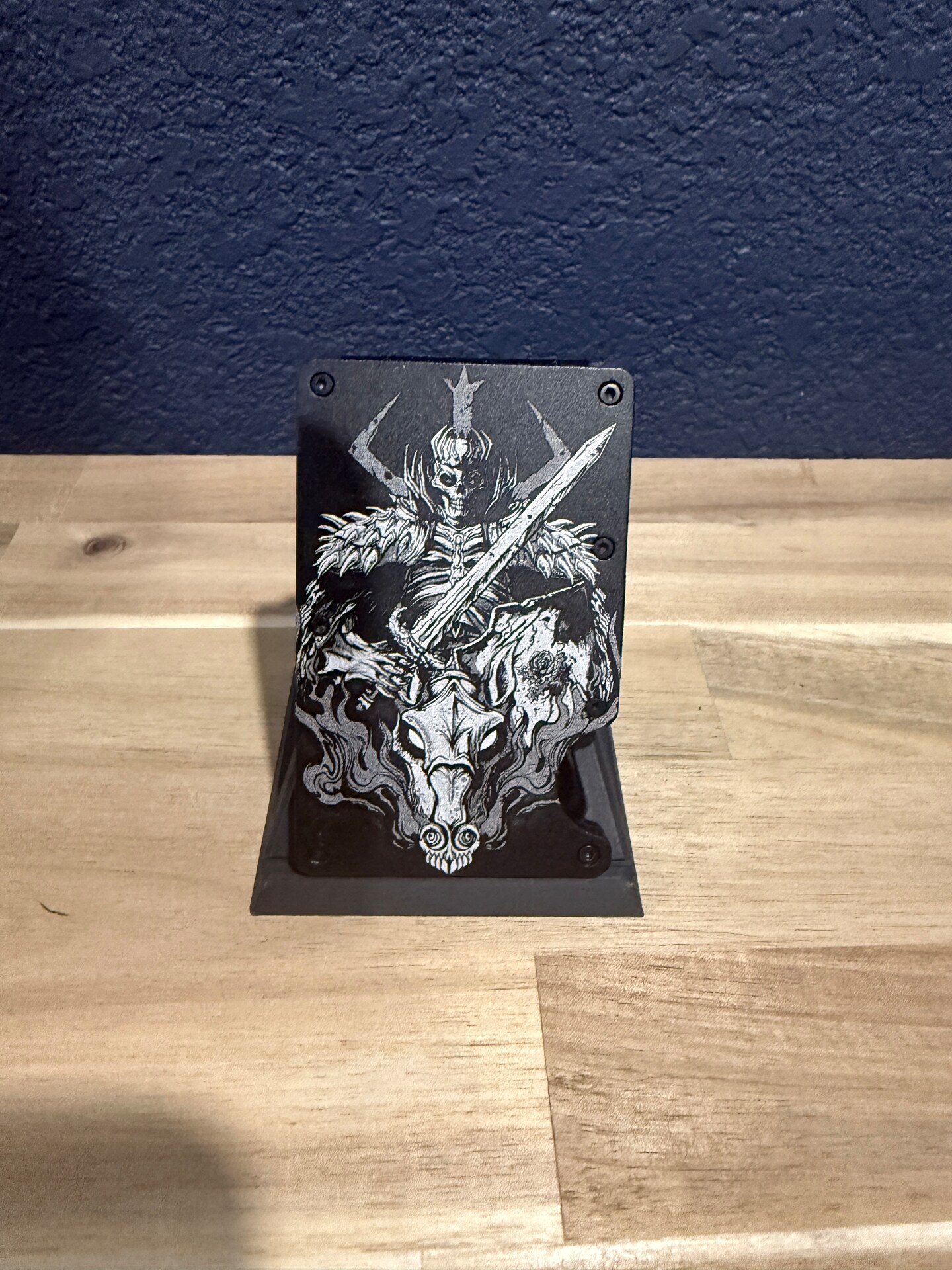 Skull Knight Berserk Anime Manga Series Slim Metal Aluminum Wallet ...