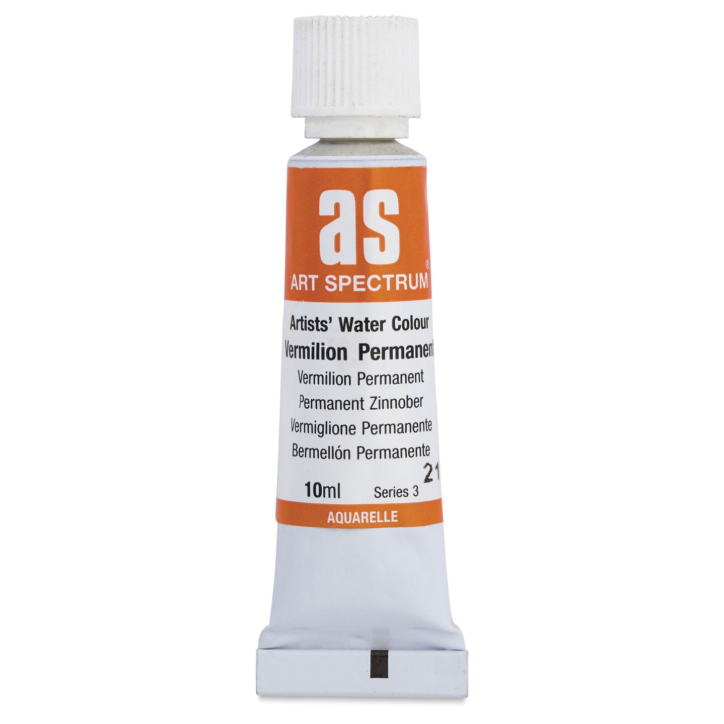 Art Spectrum Artists’ Watercolor Tube - Vermilion Permanent, 10 ml ...