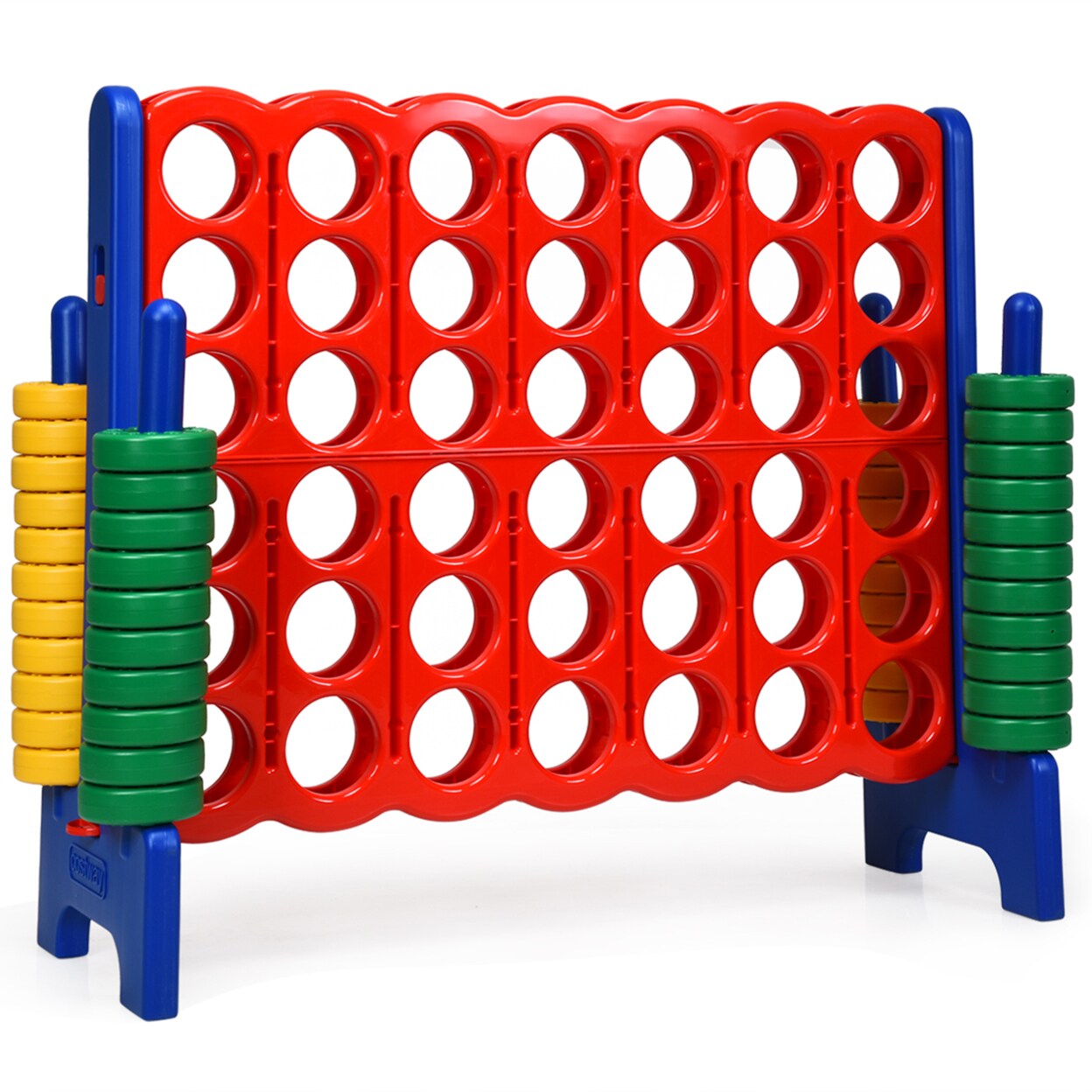 Kids Adults Jumbo 4-To-Score Game Set Giant 4 In A Row W/ 42 Jumbo ...