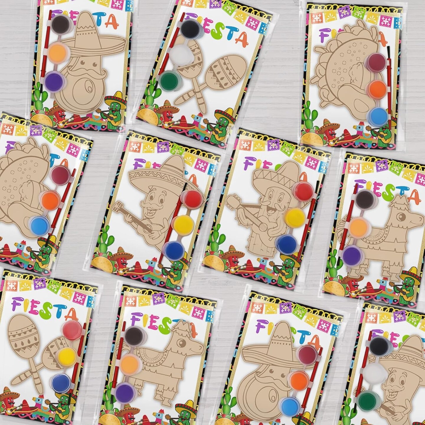 60Pcs Mexican Fiesta Craft Kits | Michaels